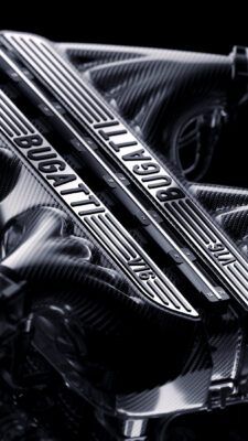 New Bugatti Hypercar Gets A Huge V16 Hybrid Engine And It Sounds ...