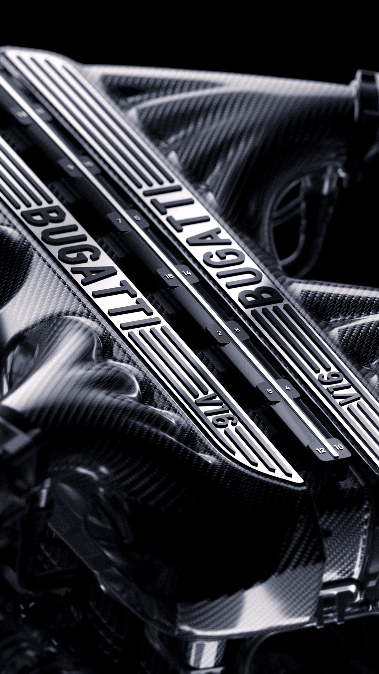 New Bugatti Hypercar Gets A Huge V16 Hybrid Engine And It Sounds ...