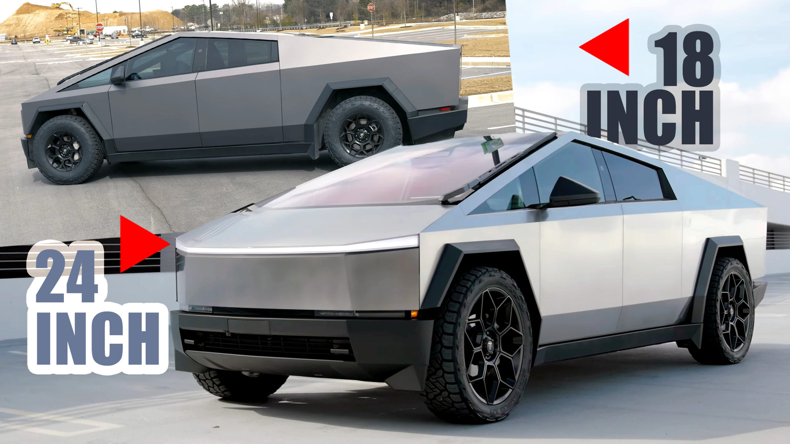 Does The Tesla Cybertruck Look Better On 18-Inch Or 24-Inch Wheels ...