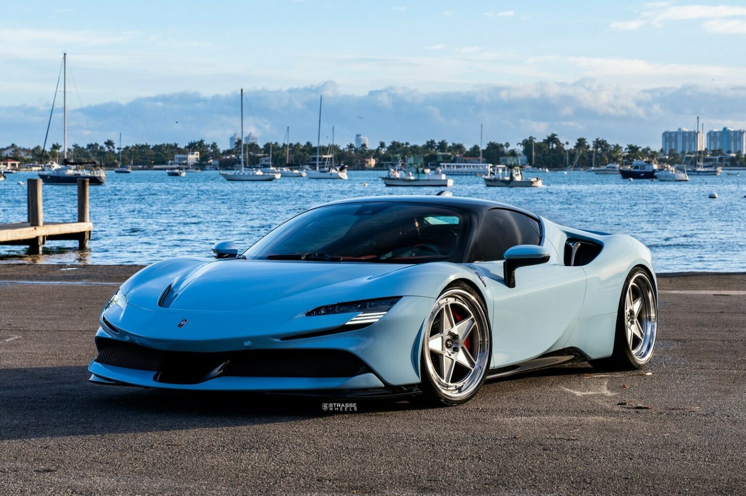 Red Is So Cliche On Ferraris; How About This Gulf Blue SF90 Stradale ...