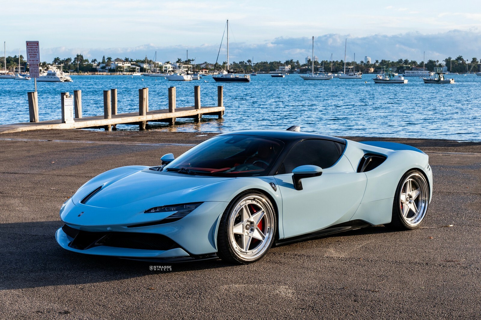 Red Is So Cliche On Ferraris; How About This Gulf Blue SF90 Stradale ...