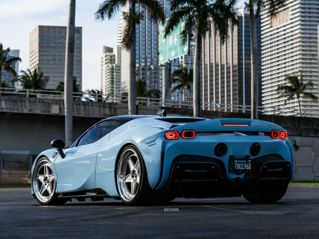 Red Is So Cliche On Ferraris; How About This Gulf Blue SF90 Stradale ...