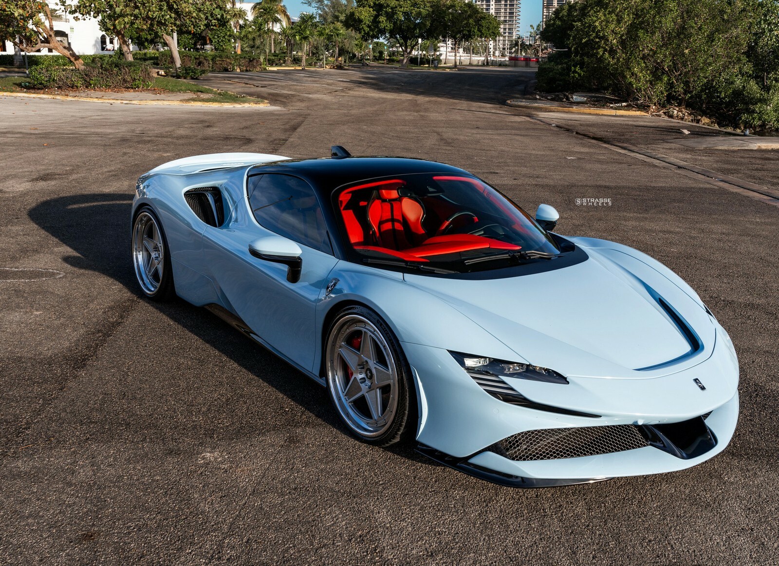 Red Is So Cliche On Ferraris; How About This Gulf Blue SF90 Stradale ...