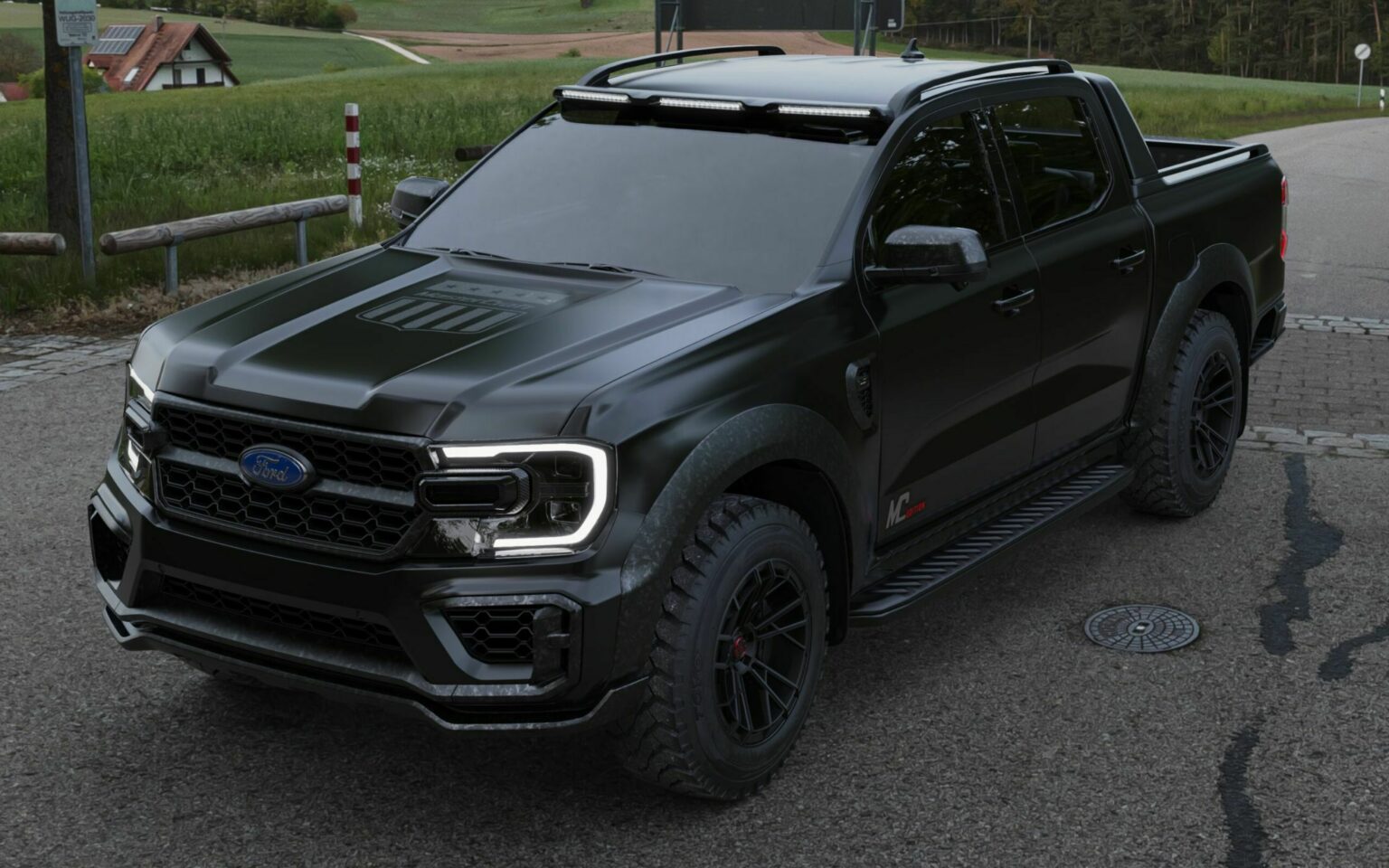 Ford Ranger Gains Wild Carbon Fiber Bodykit And 20-Inch Wheels | Carscoops