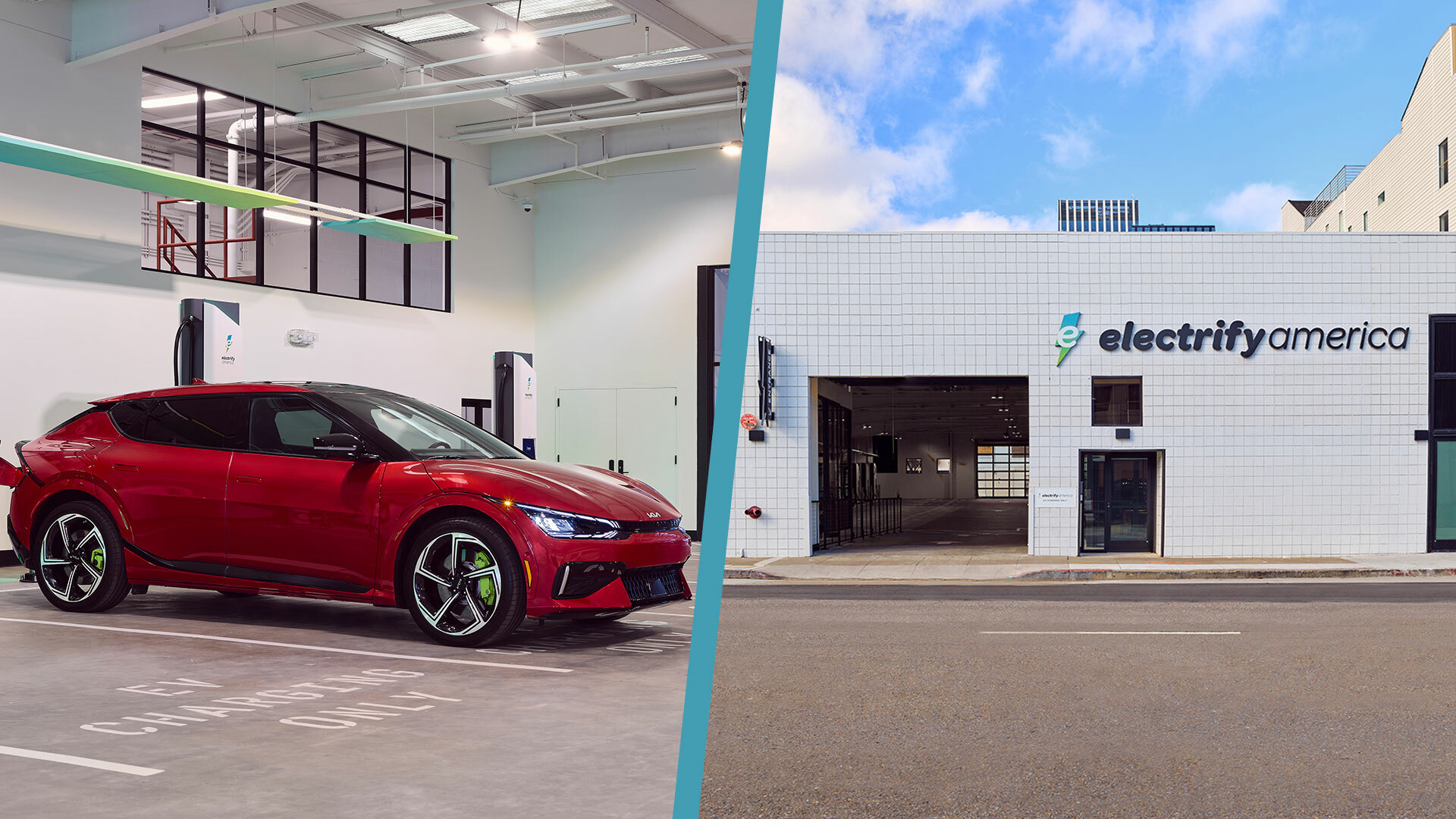 Brilliant Or Dumb? Electrify America Opens Indoor Charging Station ...