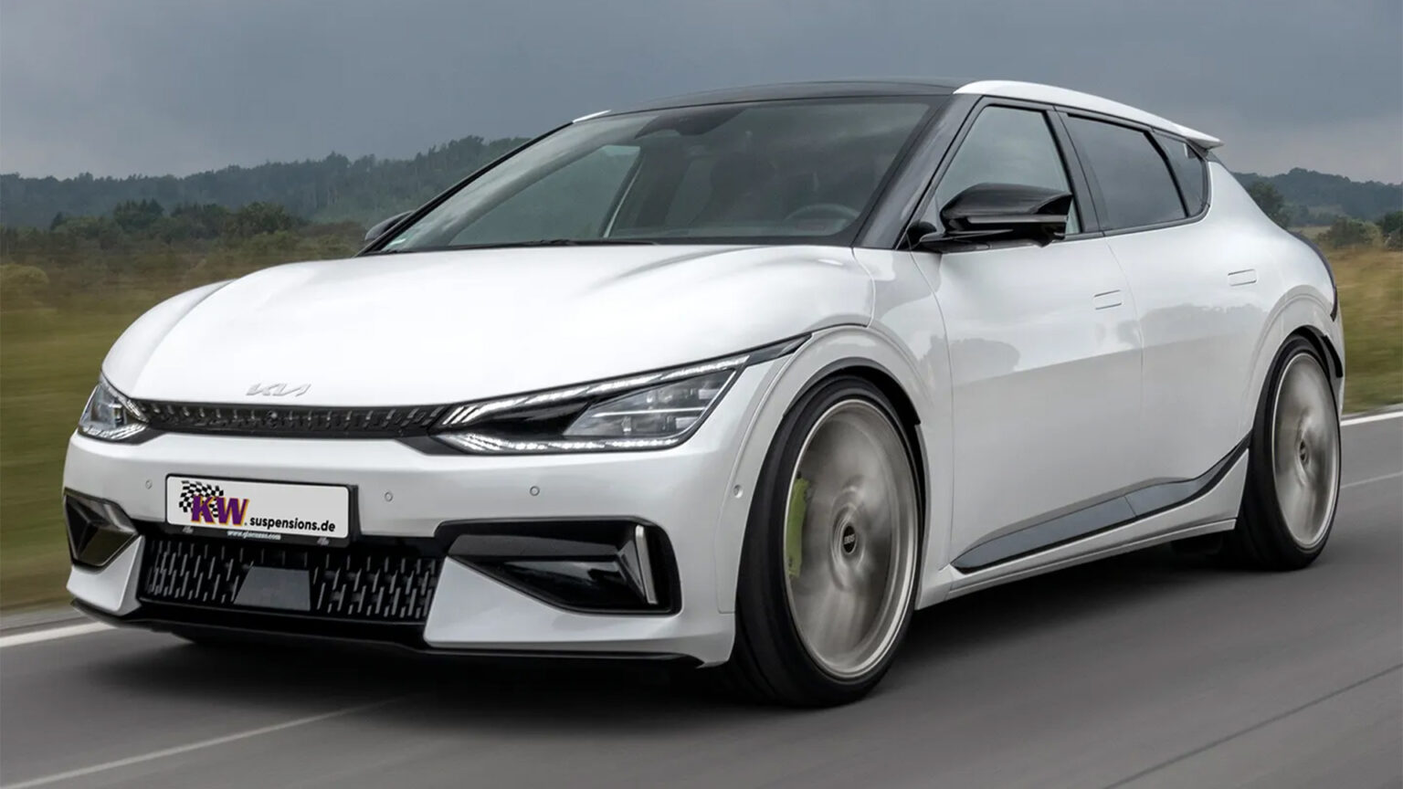 Kia EV6 GT Dialed In With KW Coilover Suspension And BBS Wheels | Carscoops