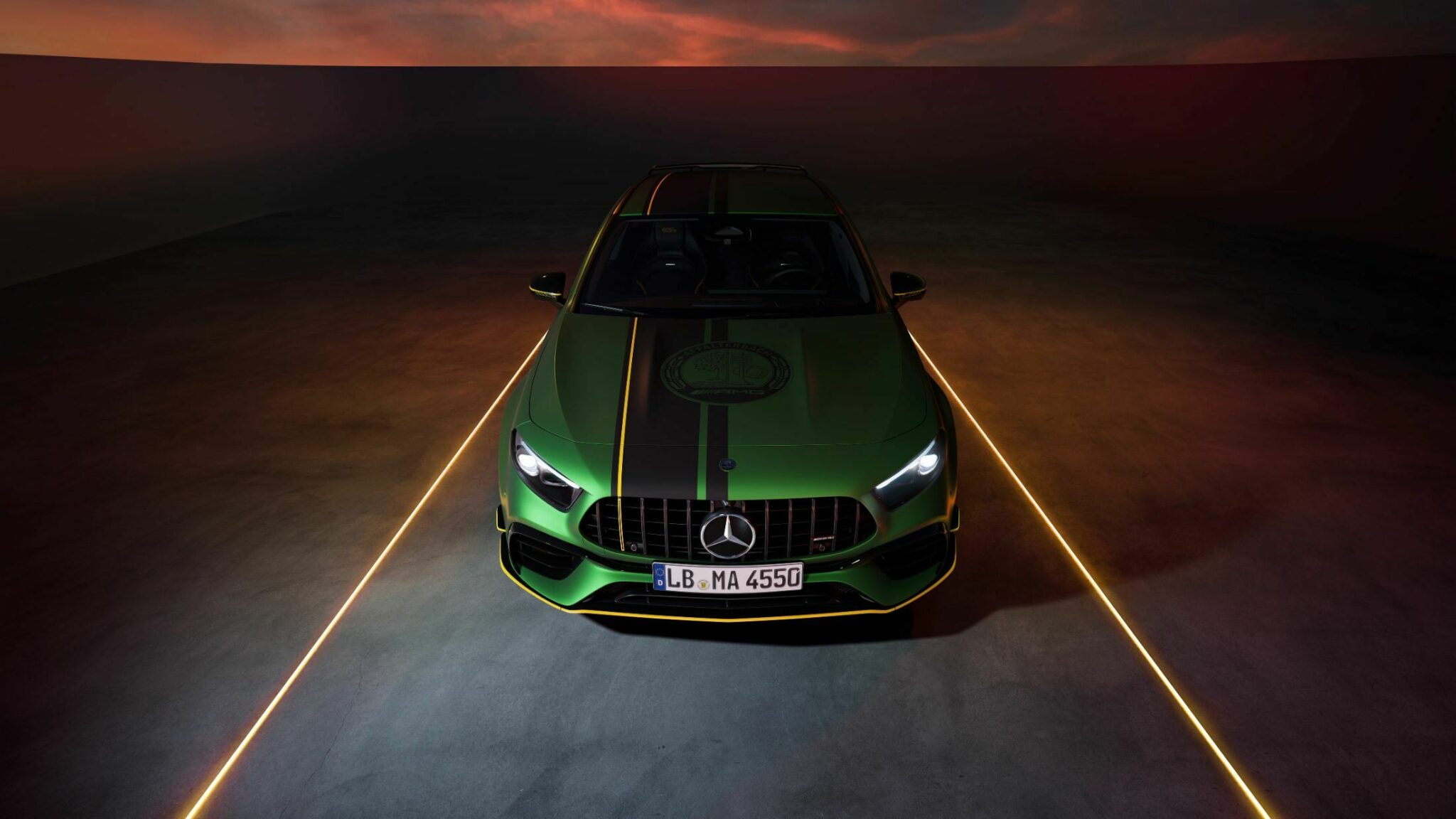 Move Over Kermit, Limited Edition Mercedes-AMG A45 S Goes Full ‘Green ...