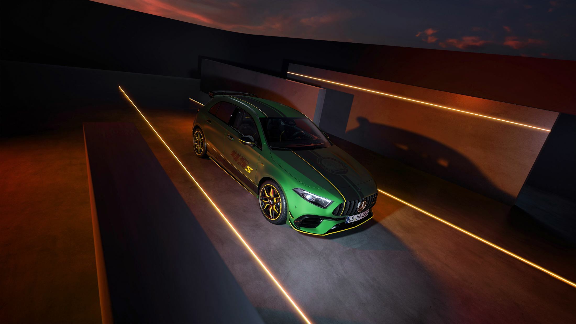Move Over Kermit, Limited Edition Mercedes-AMG A45 S Goes Full ‘Green ...