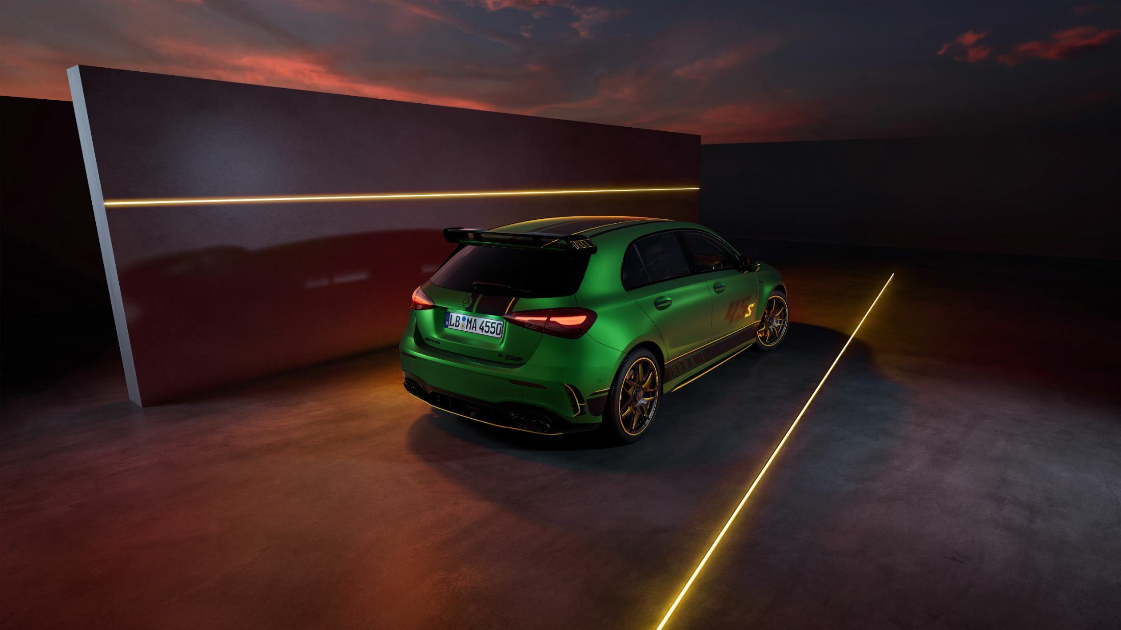 Move Over Kermit, Limited Edition Mercedes-AMG A45 S Goes Full ‘Green ...