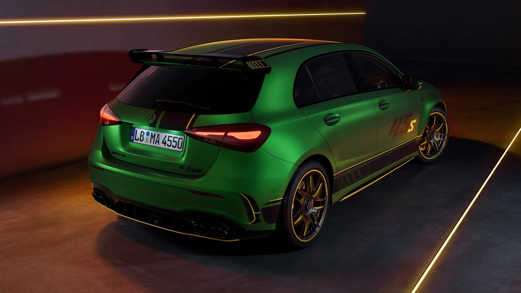 Move Over Kermit, Limited Edition Mercedes-AMG A45 S Goes Full ‘Green ...