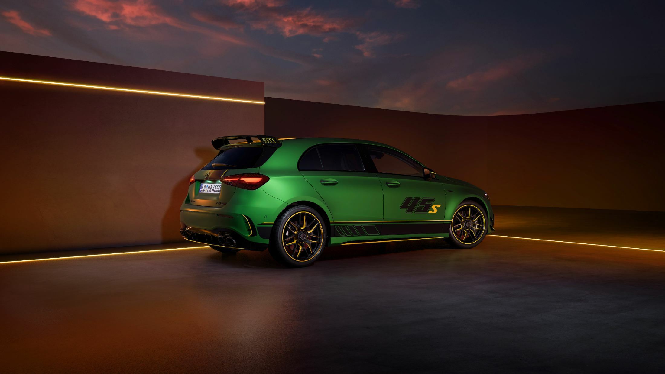 Move Over Kermit, Limited Edition Mercedes-AMG A45 S Goes Full ‘Green ...