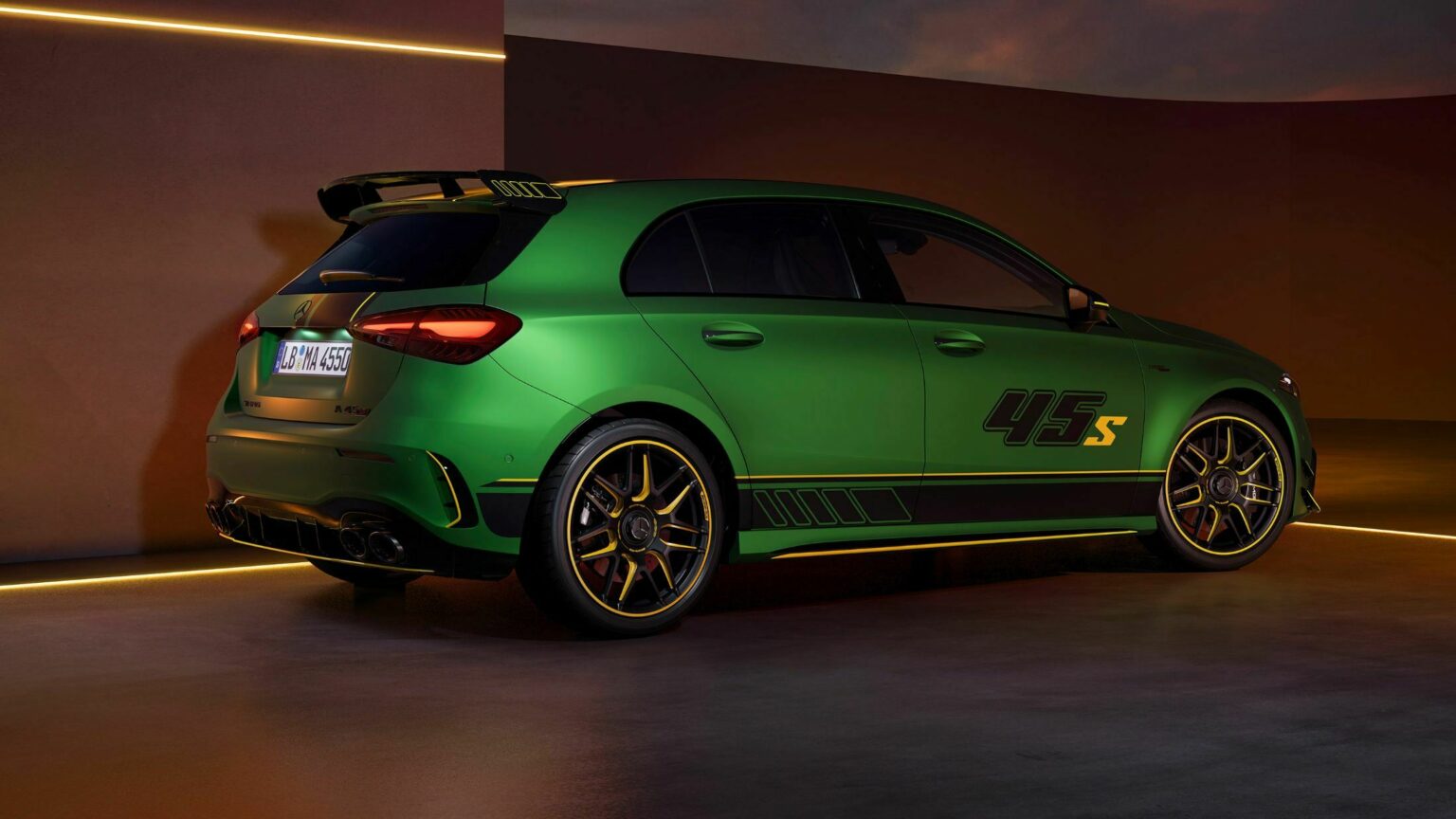 Move Over Kermit, Limited Edition Mercedes-AMG A45 S Goes Full ‘Green ...
