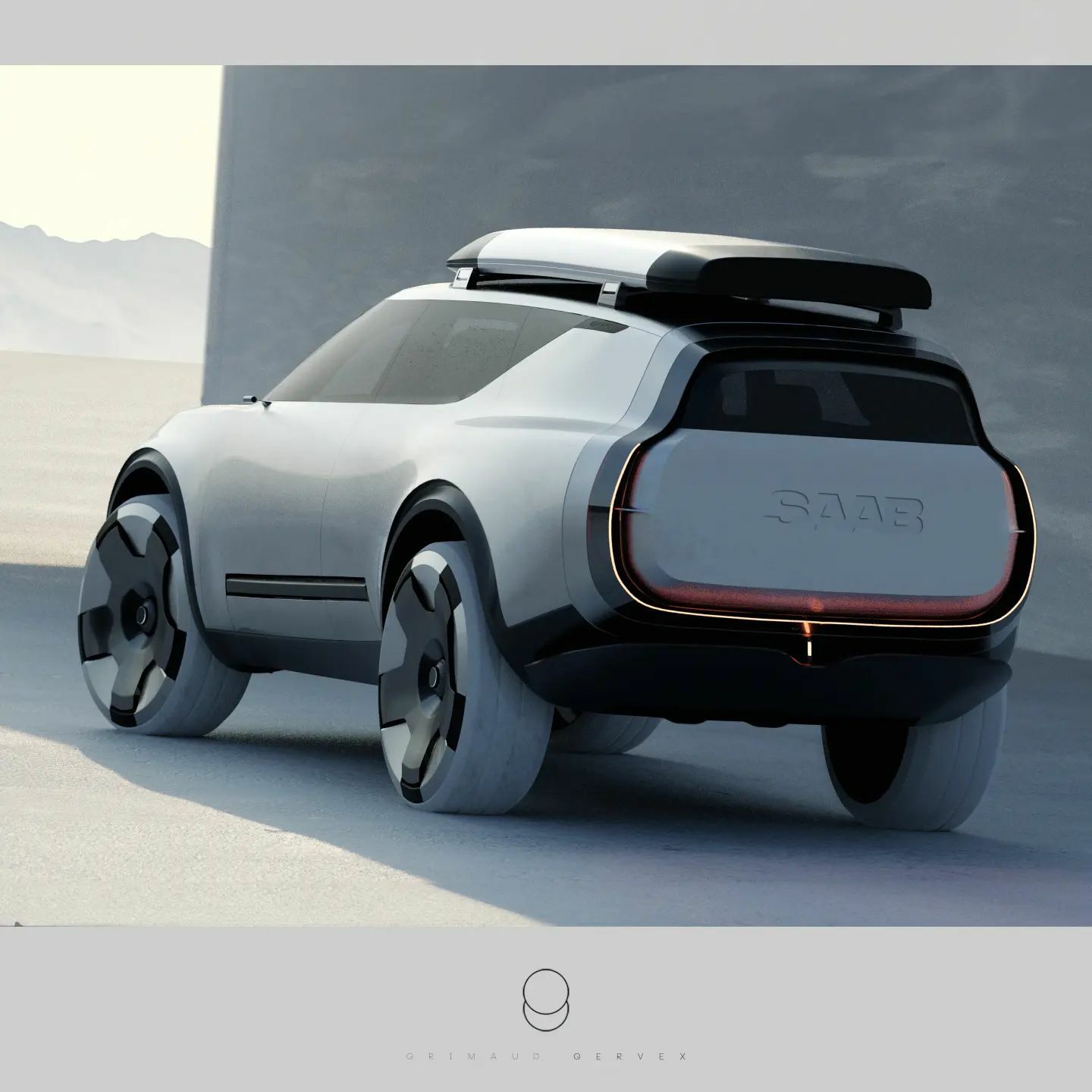 Designer Imagines A Saab Electric SUV For The Future | Carscoops