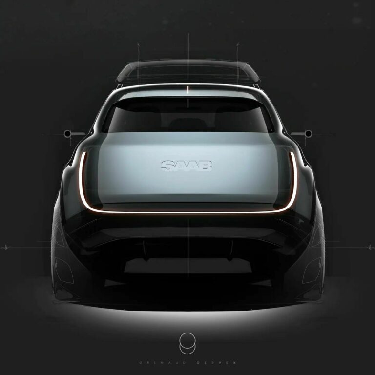 Designer Imagines A Saab Electric SUV For The Future | Carscoops