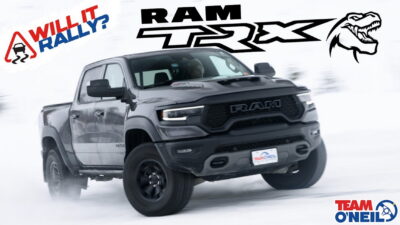 Watch A RAM TRX Wallow Through A Rally Course | Carscoops