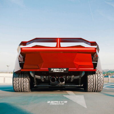 Can You Imagine A Tesla Cybertruck With A Porsche Engine Swap? This Guy ...