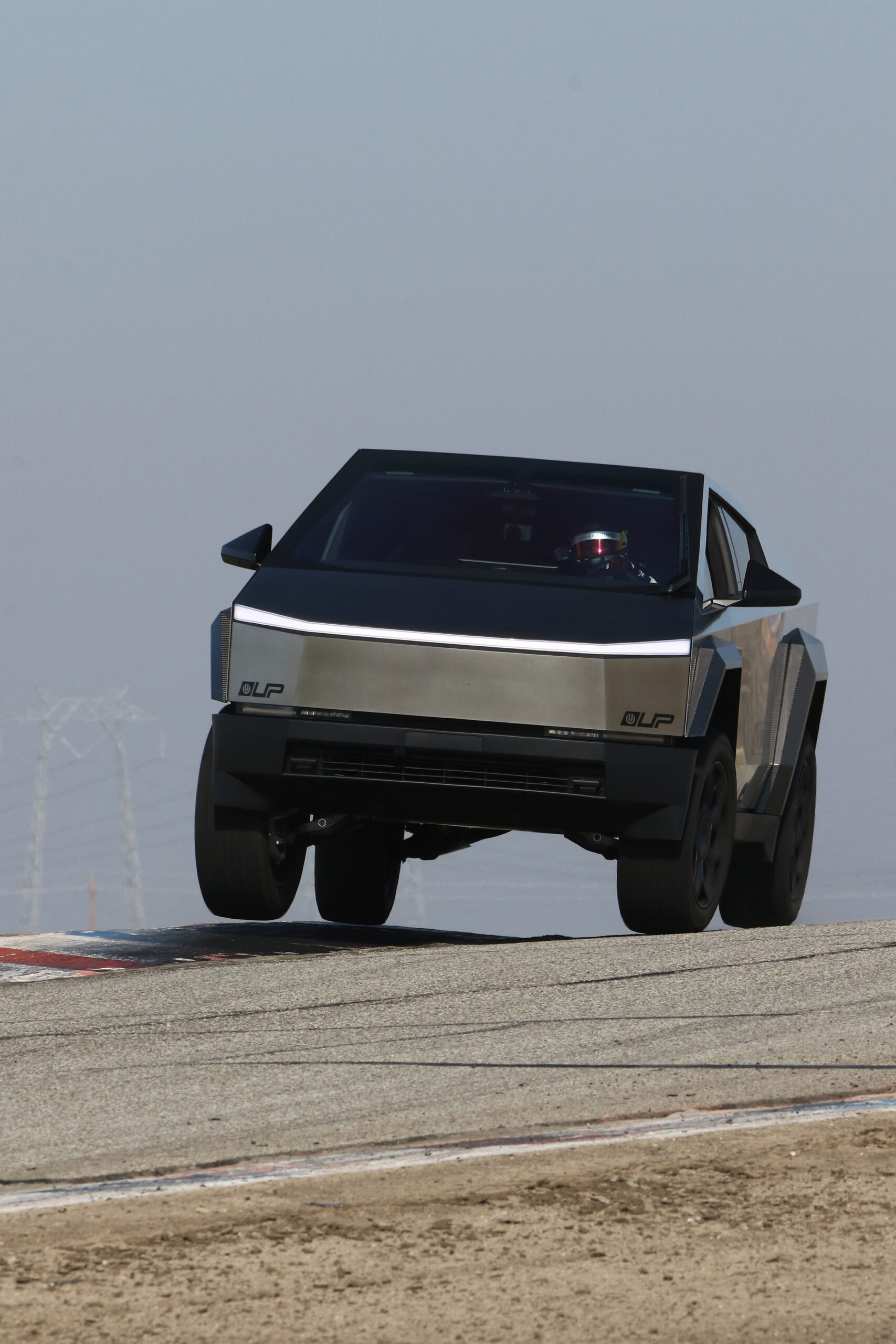 Tesla Cybertruck Tows Model S To The Track, Then Laps It In Baja Mode ...