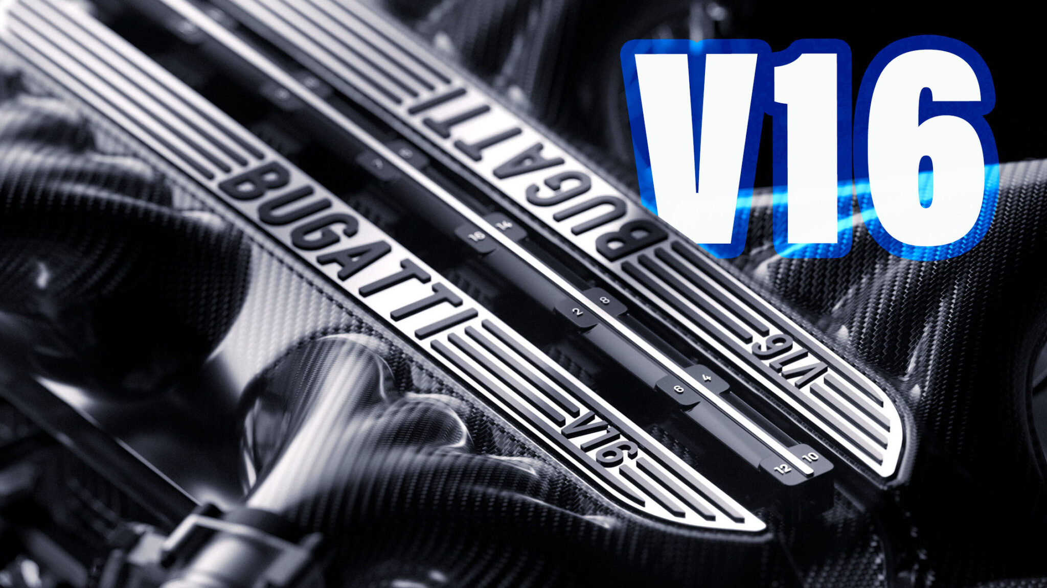 New Bugatti Hypercar Gets A Huge V16 Hybrid Engine And It Sounds ...