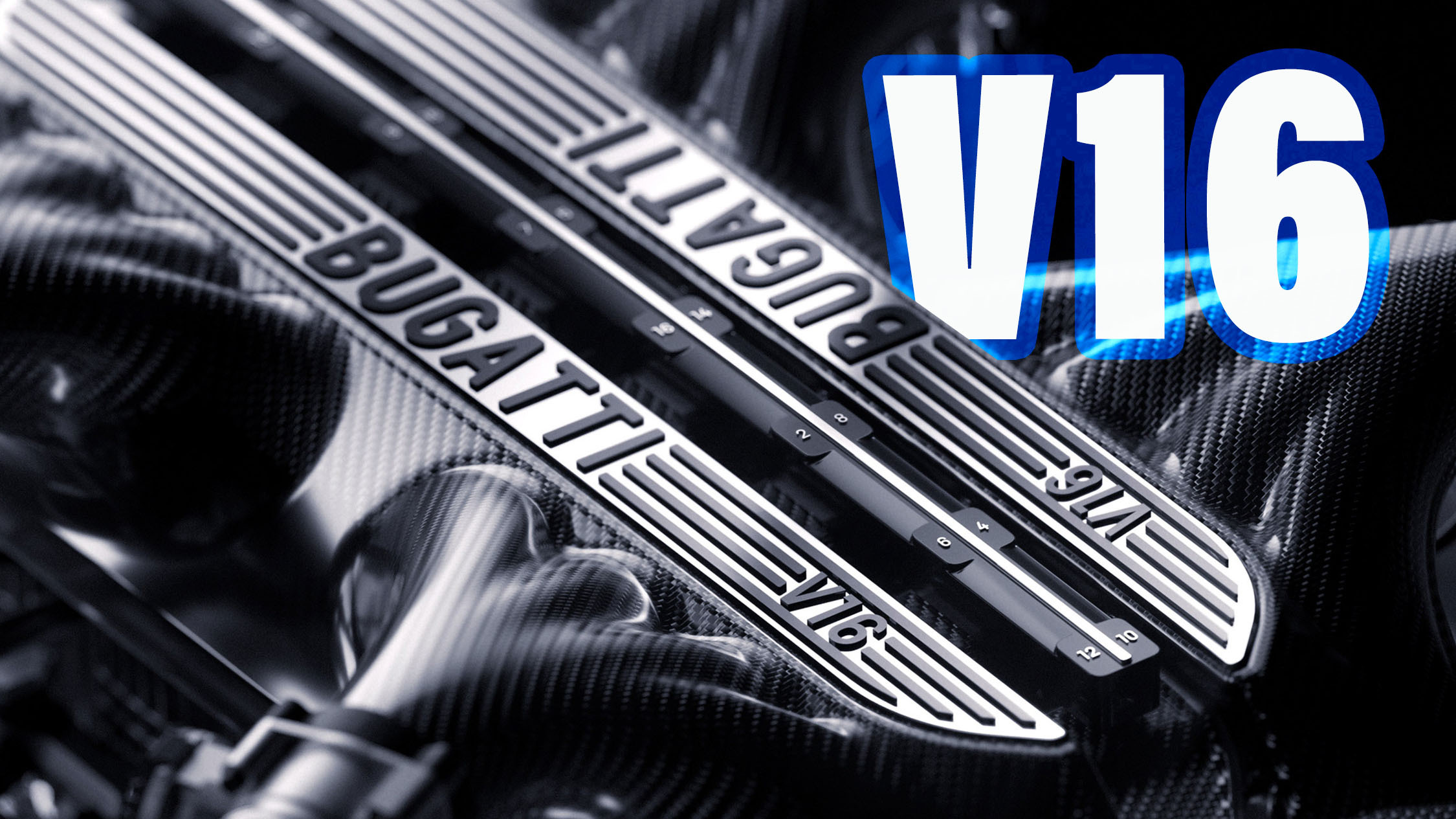 New Bugatti Hypercar Gets A Huge V16 Hybrid Engine And It Sounds ...