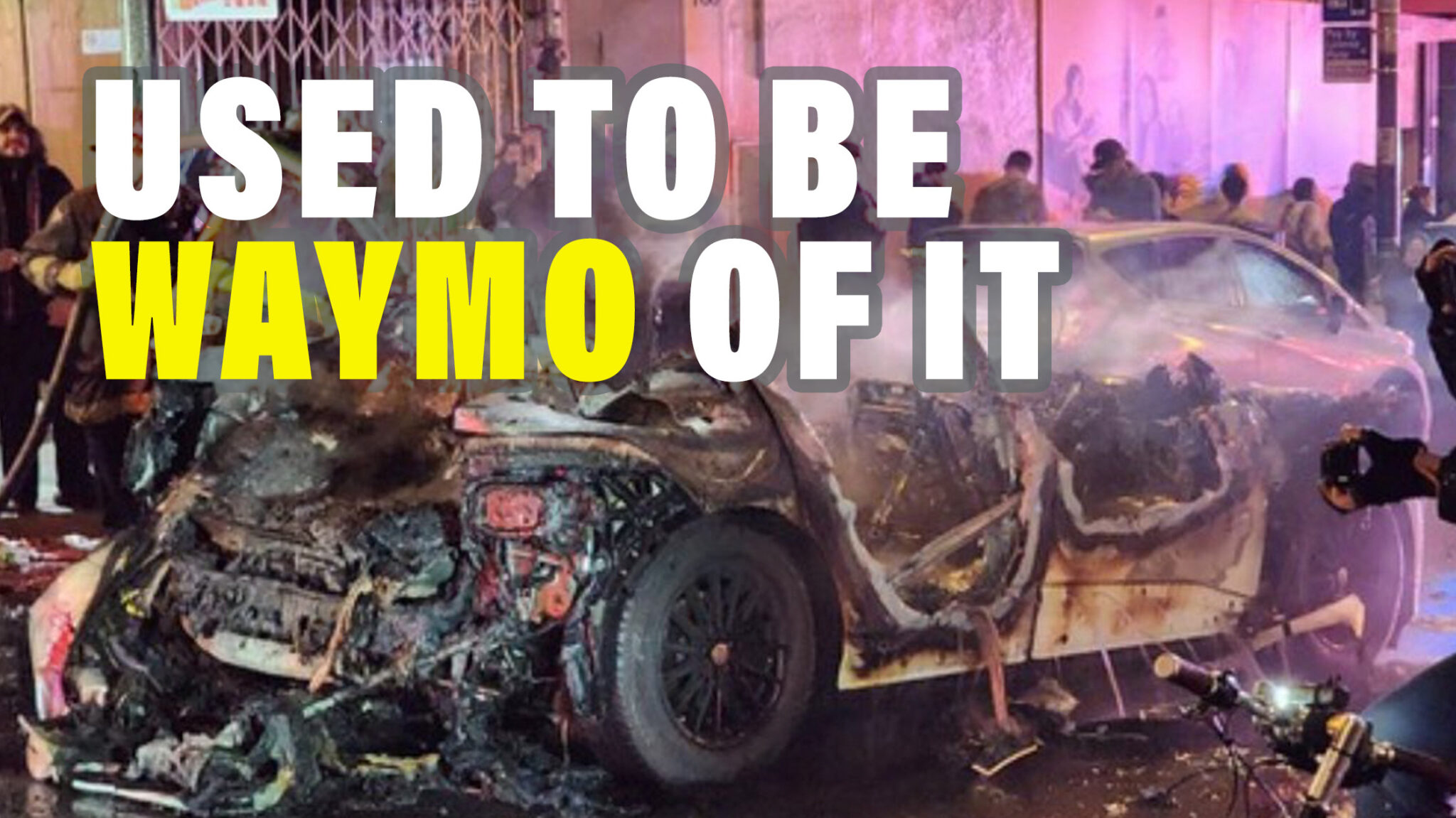 Crowd Burns Down Waymo Robotaxi In San Francisco | Carscoops