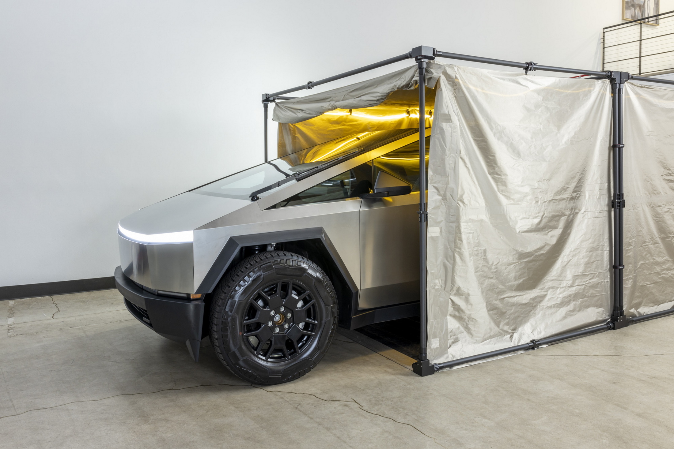 Prepping For Doomsday? This Faraday Cage Tent Protects Your Cybertruck From EMPs | Carscoops