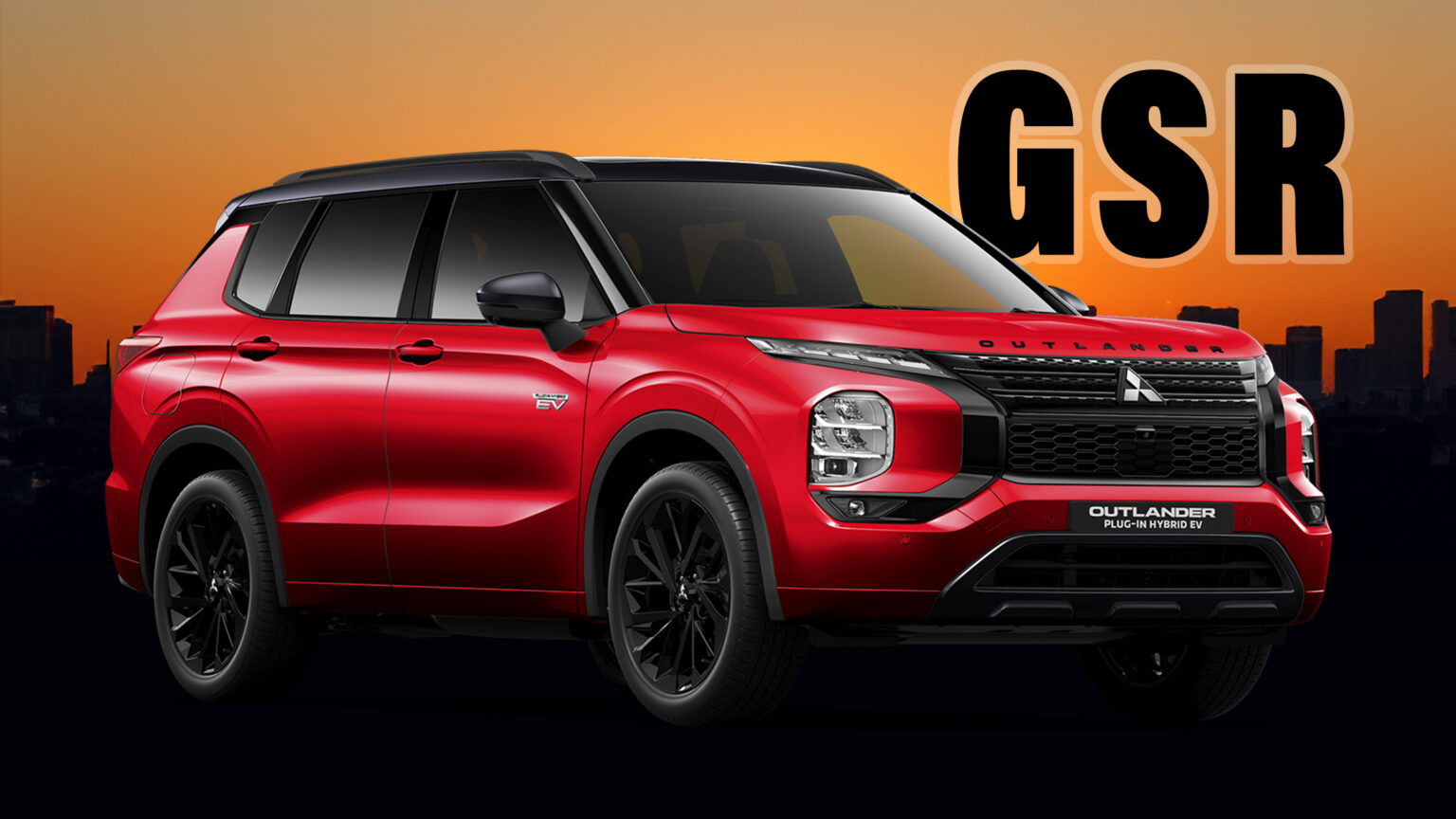Mitsubishi Unwraps Blacked-Out Outlander GSR For Australia | Carscoops