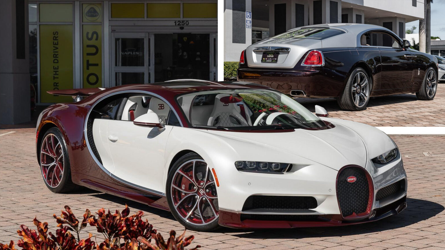 This Bugatti Chiron Comes With A Matching Rolls Royce Wraith For Free ...