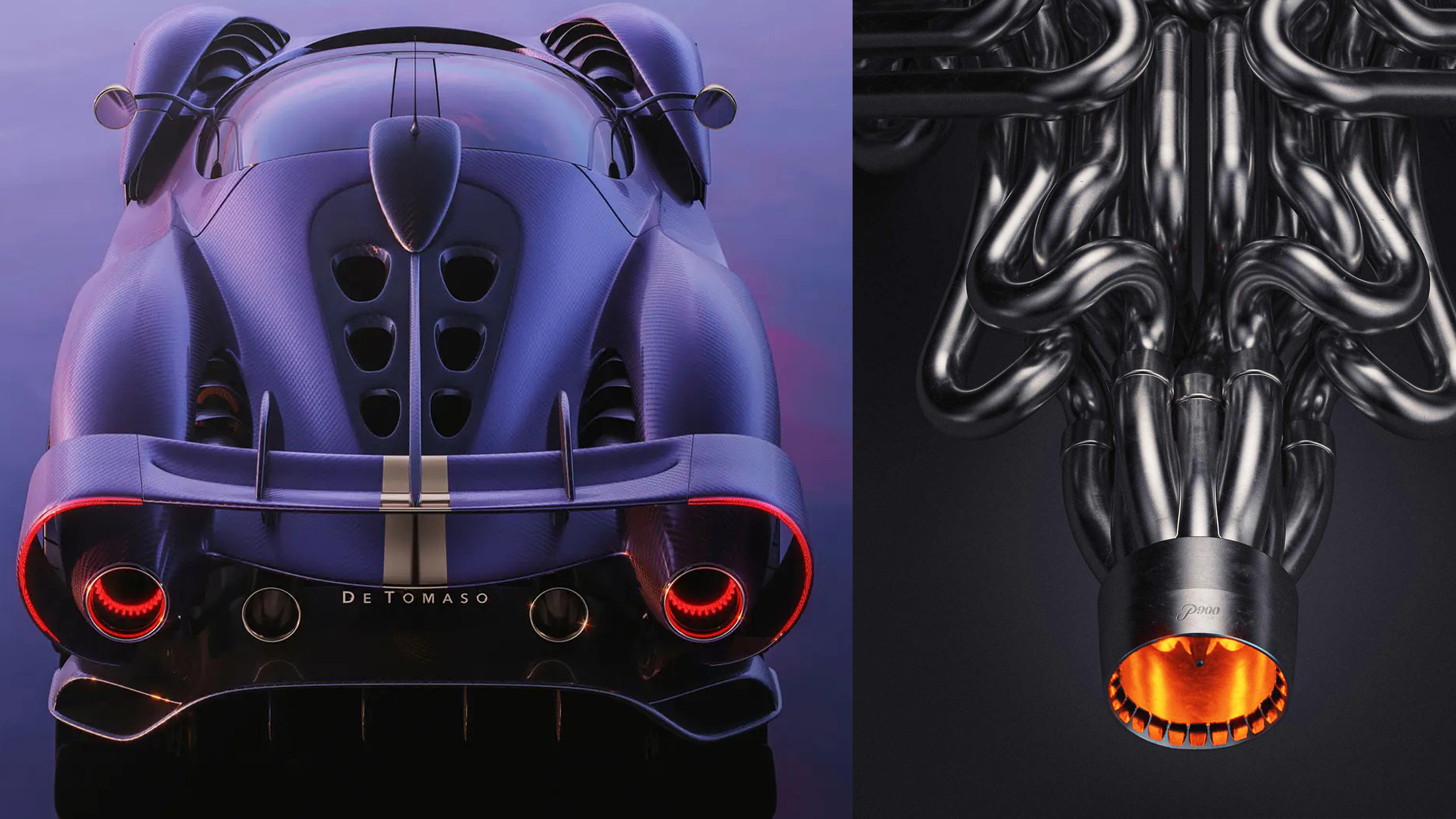 The Exhaust Of The De Tomaso P900 Looks Like A Piece Of Art | Carscoops