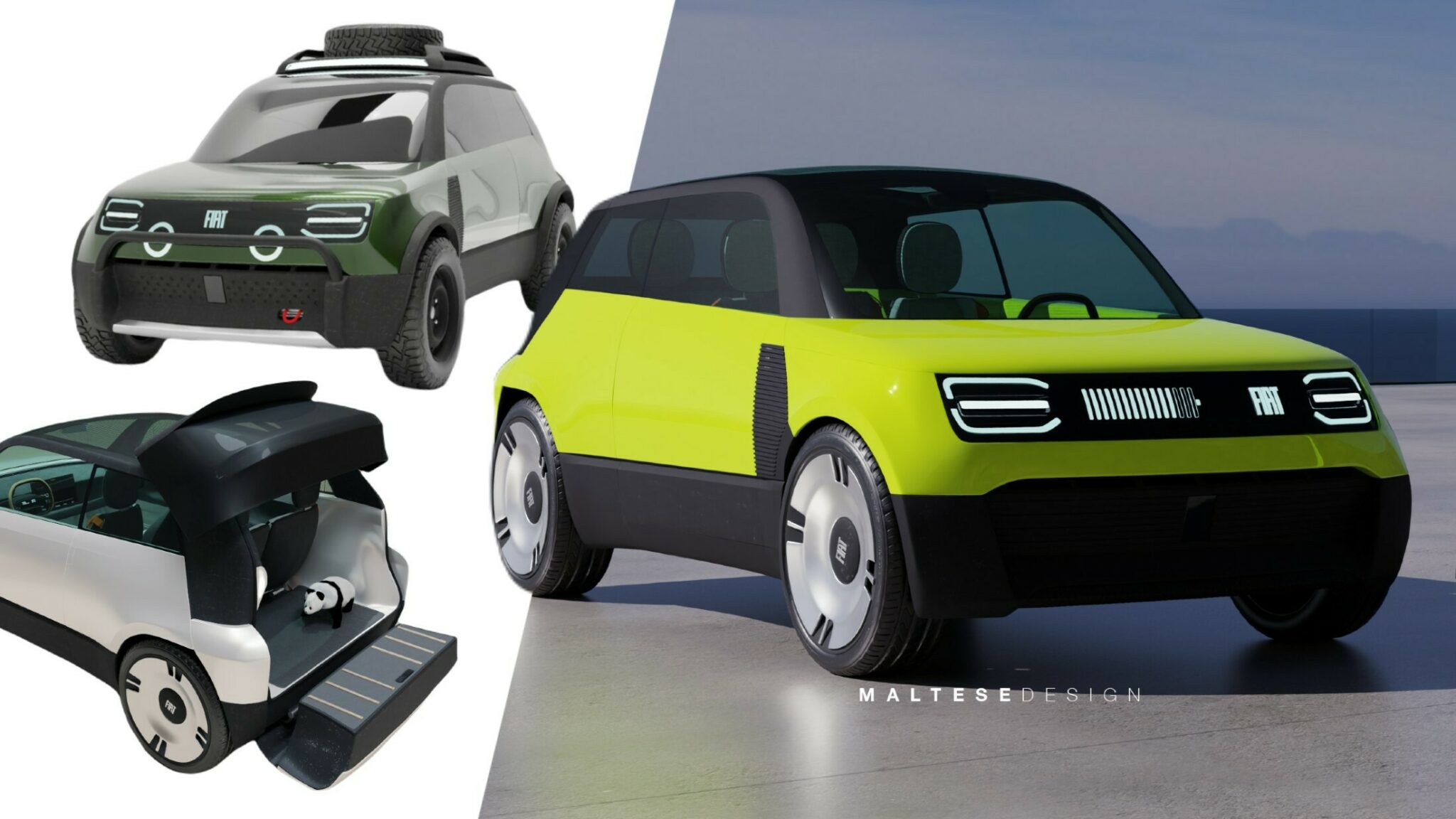 Independent Fiat Panda-Inspired Concept Has A 4×4 Version And An ...