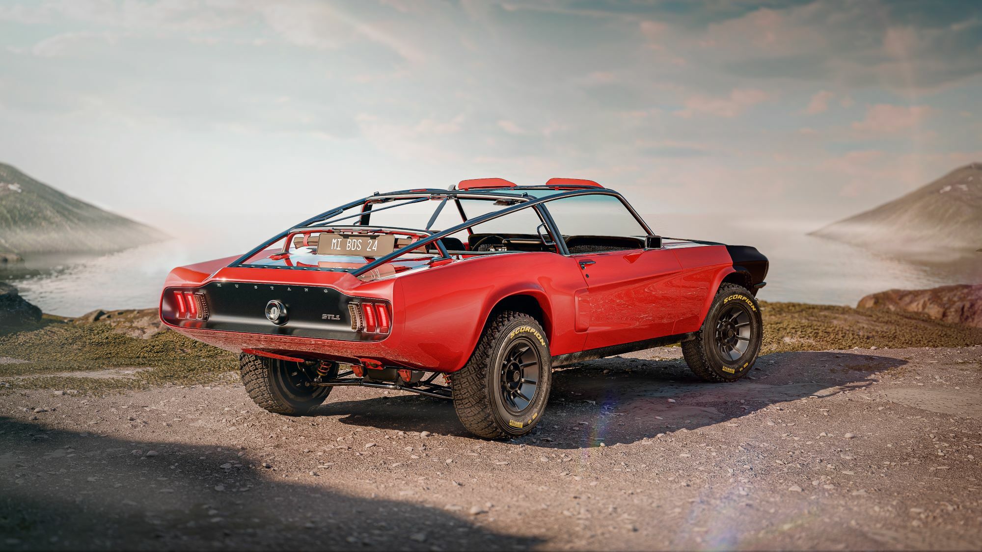 Classic Ford Mustang Reborn As A Roofless STL-1 Resto Beast | Carscoops