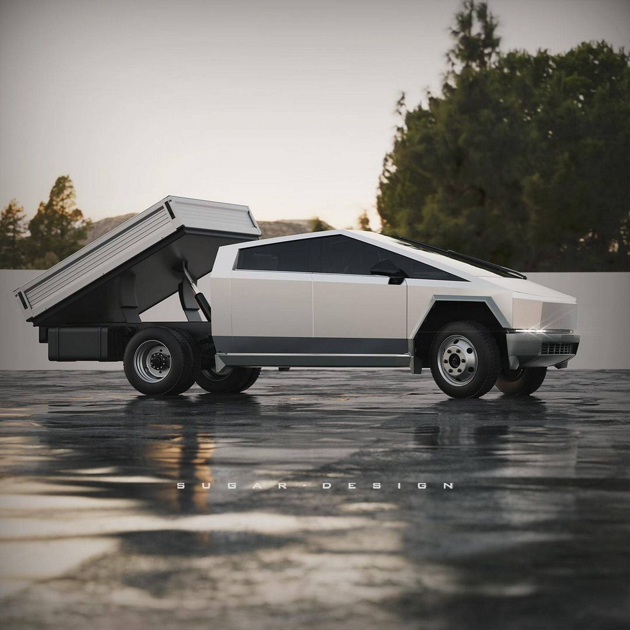 Does The Tesla Cybertruck Cut It As A Dump Truck Or A Military Machine ...