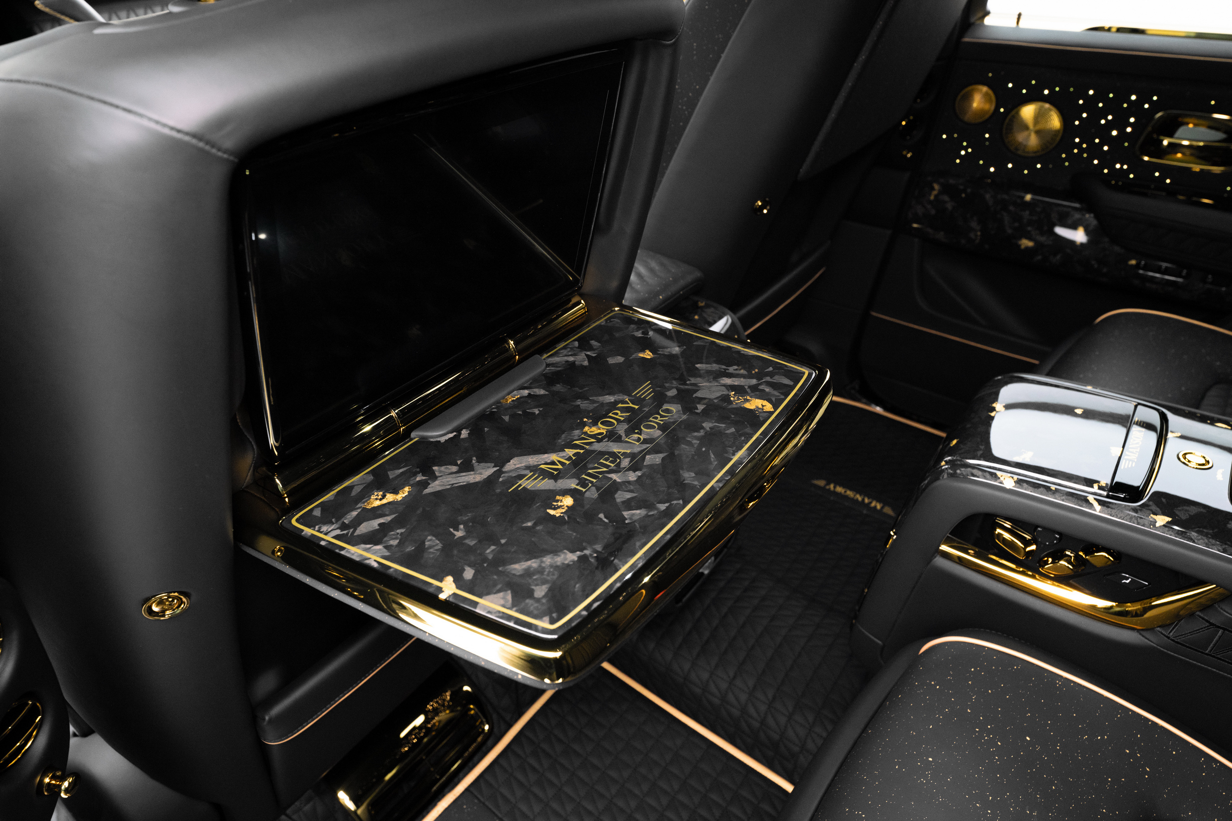 Mansory Pulls A Gold Finger On Rolls Royce Cullinan | Carscoops