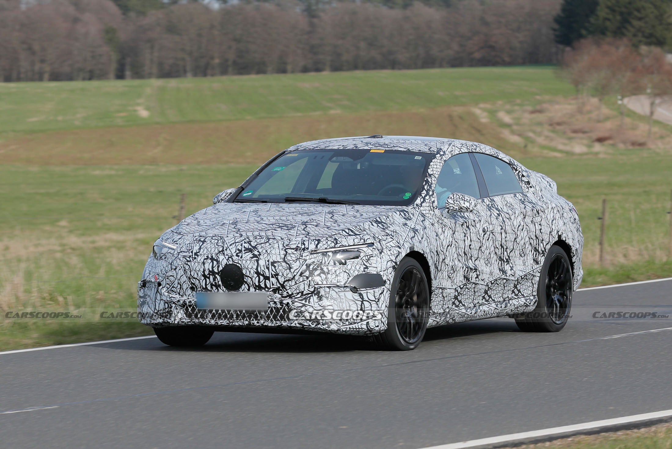 Mercedes-AMG CLA 45 Could Be A 500+ HP EV With Fake V8 Sounds | Carscoops