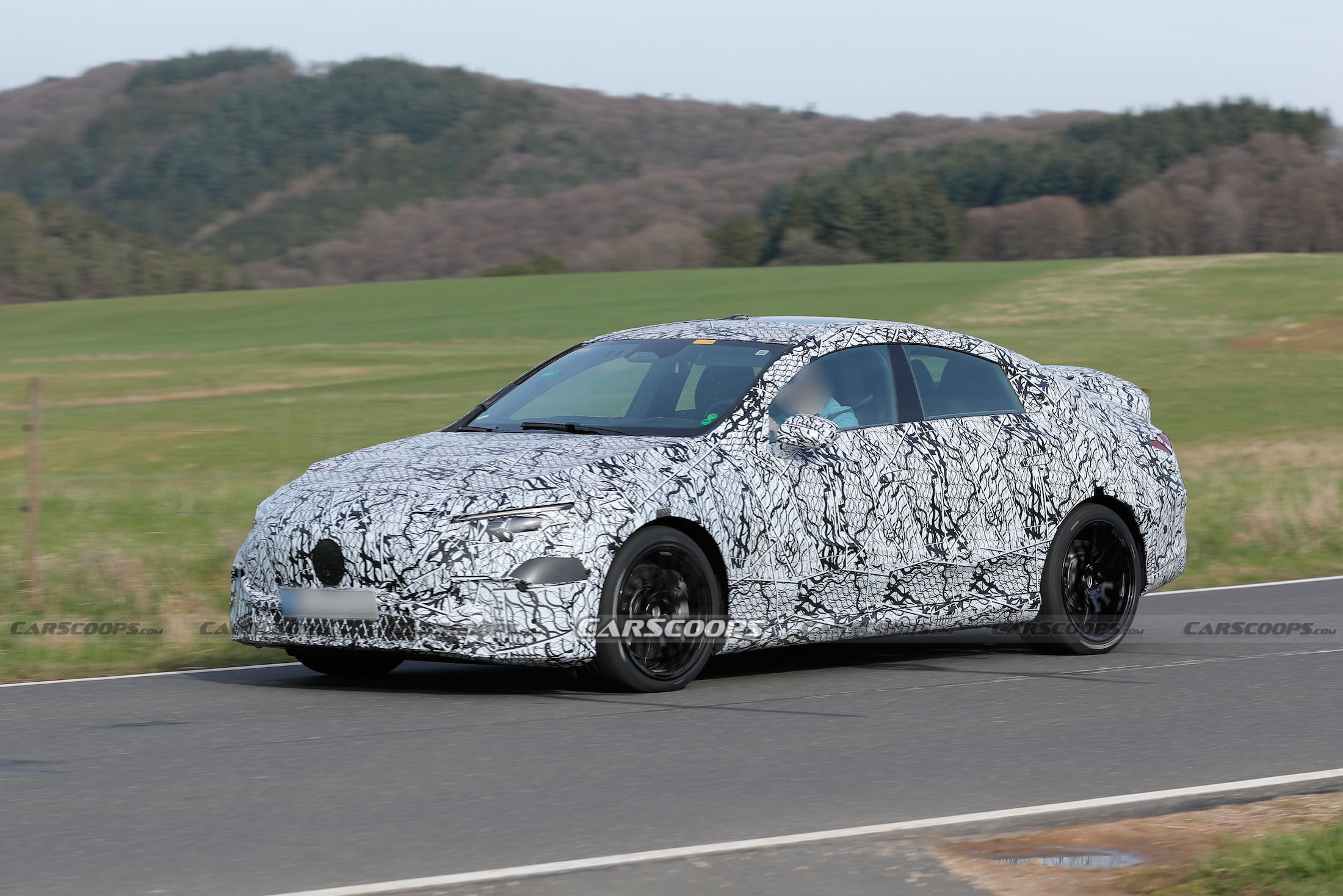 Mercedes-AMG CLA 45 Could Be A 500+ HP EV With Fake V8 Sounds | Carscoops