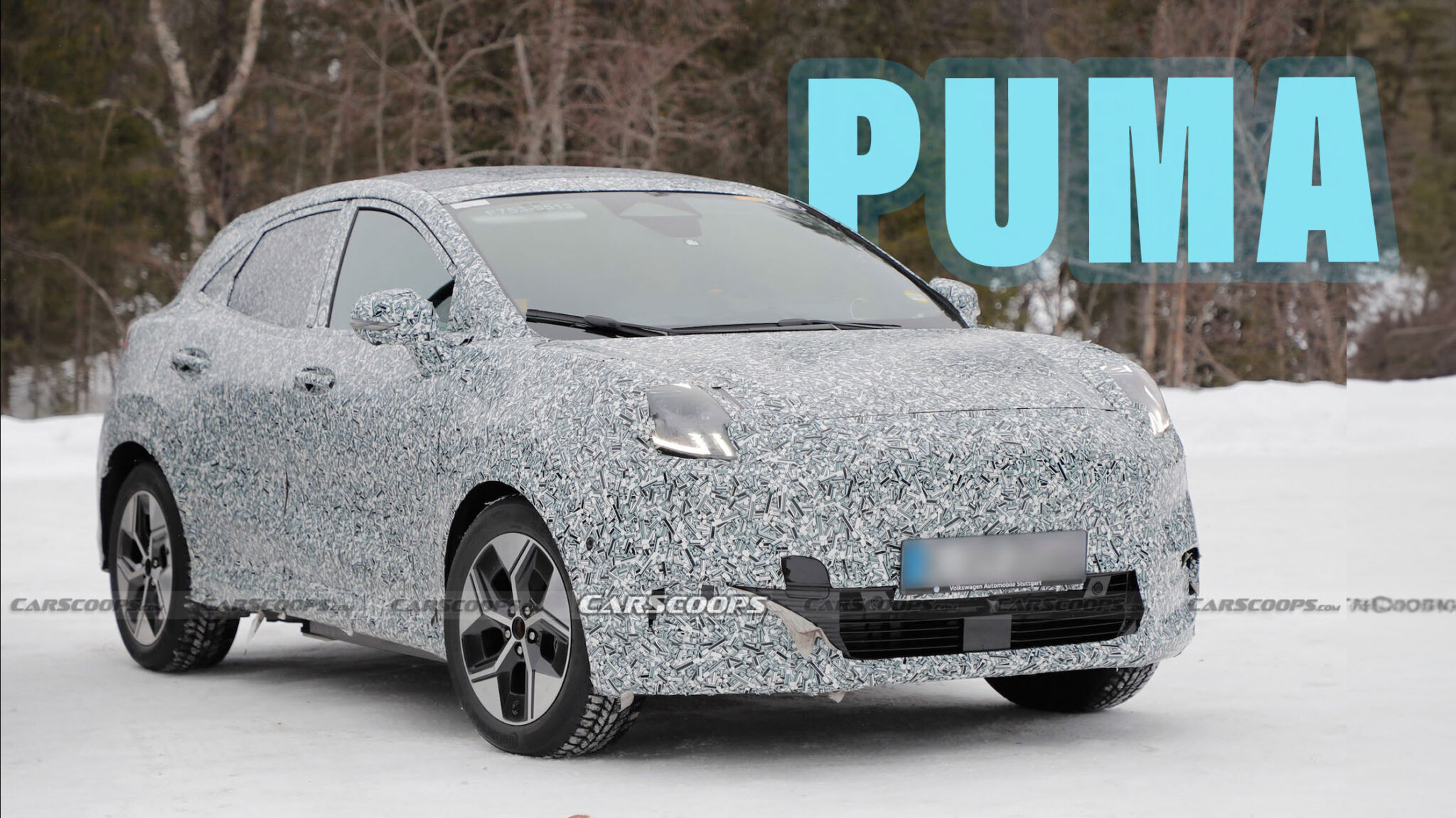 Electric Ford Puma Spied Making Final Winter-Test Checks | Carscoops