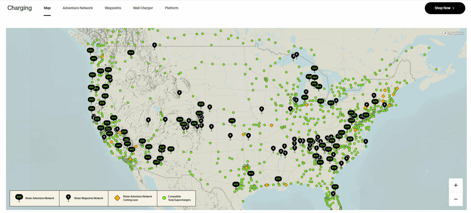 Rivian EVs Gain Access To Tesla’s Supercharger Network | Carscoops