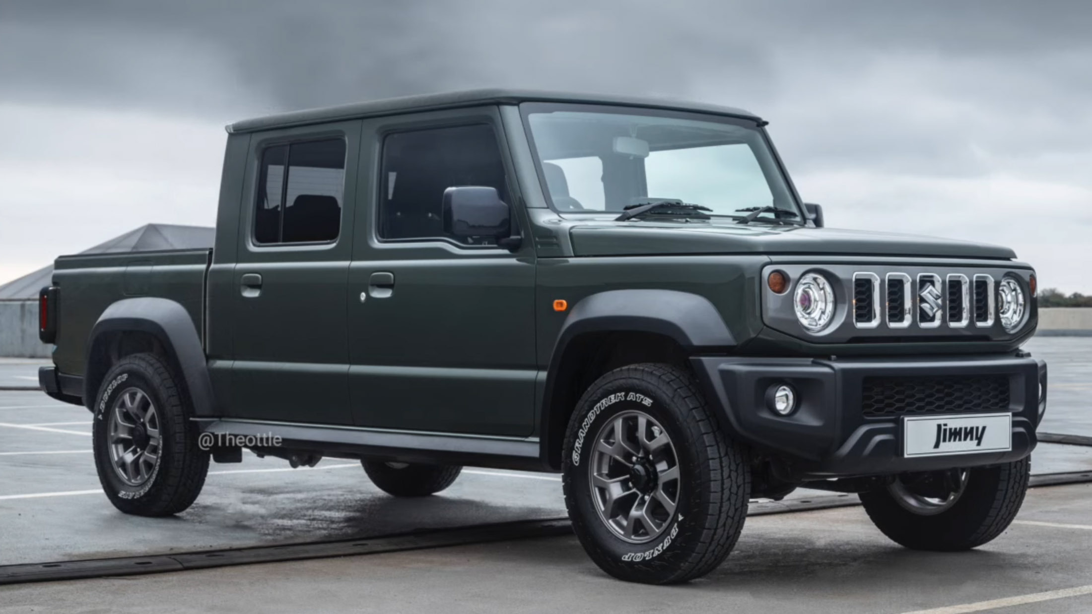 Suzuki Jimny Reimagined As A Mini Gladiator Pickup Truck | Carscoops