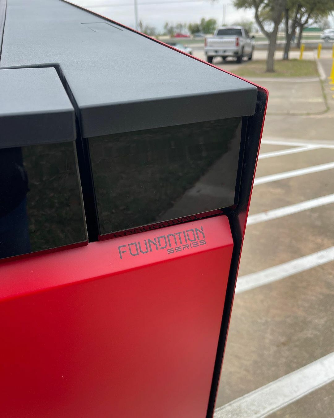 Ferrari Red Tesla Cybertruck Rocks A Sprayed-On Liquid PPF Paint Job ...