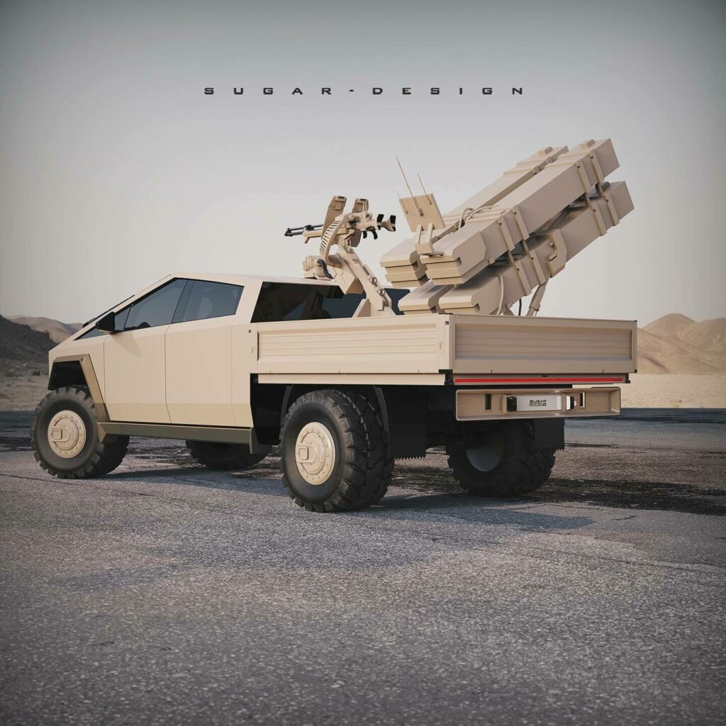 Does The Tesla Cybertruck Cut It As A Dump Truck Or A Military Machine ...