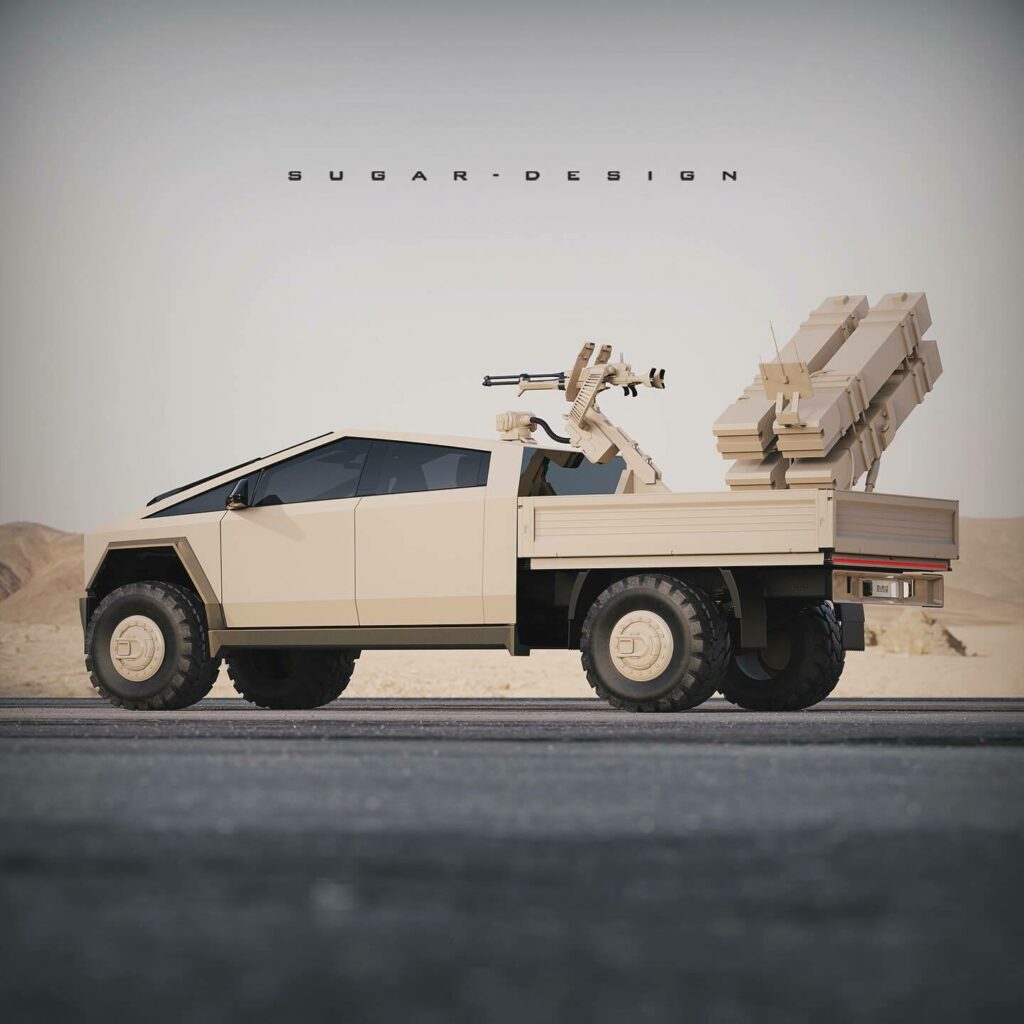 Does The Tesla Cybertruck Cut It As A Dump Truck Or A Military Machine ...