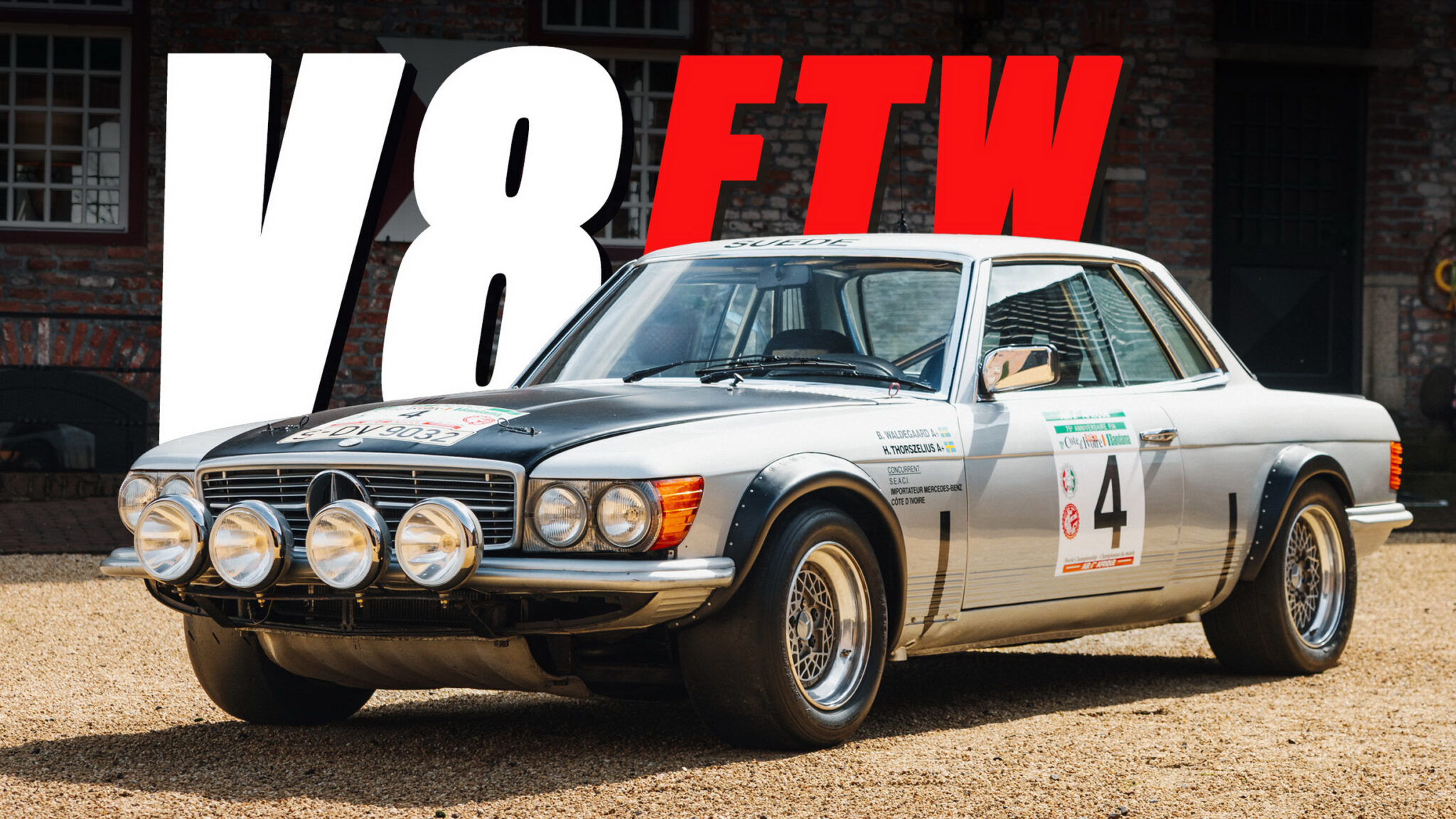 A Mercedes 450 SLC Rally Car Is About To Become Someone’s Million ...