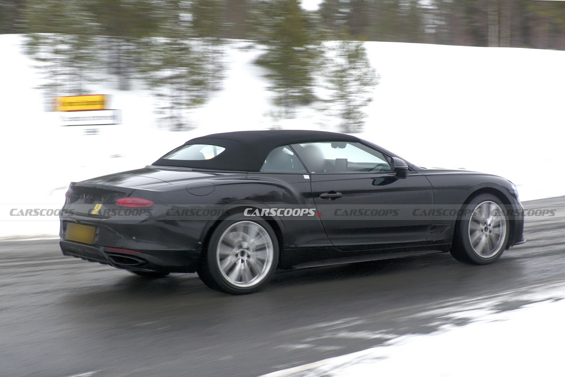 2025 Bentley Continental GTC Spied Hiding An Electrifying Secret ...
