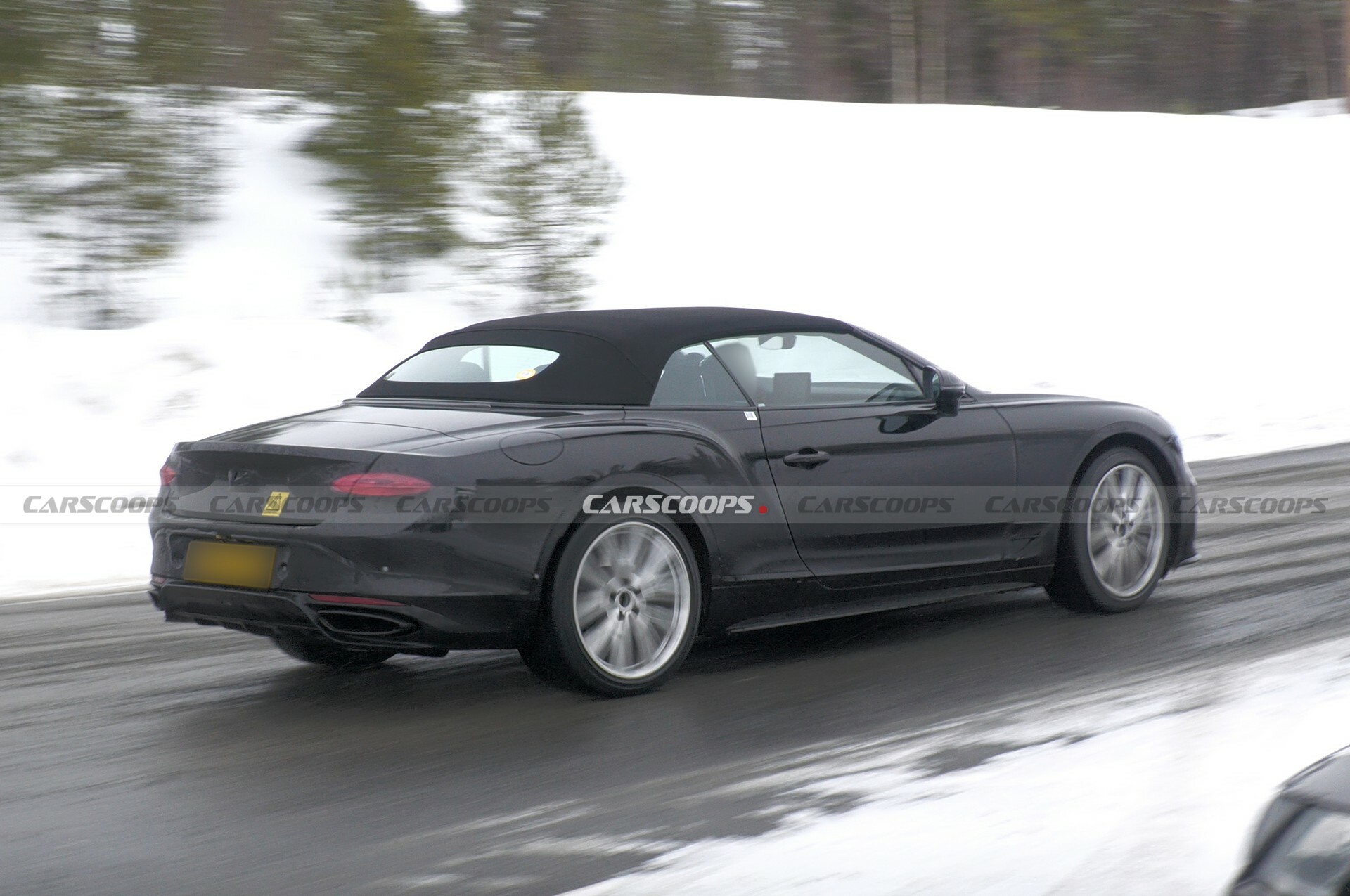 2025 Bentley Continental GTC Spied Hiding An Electrifying Secret ...