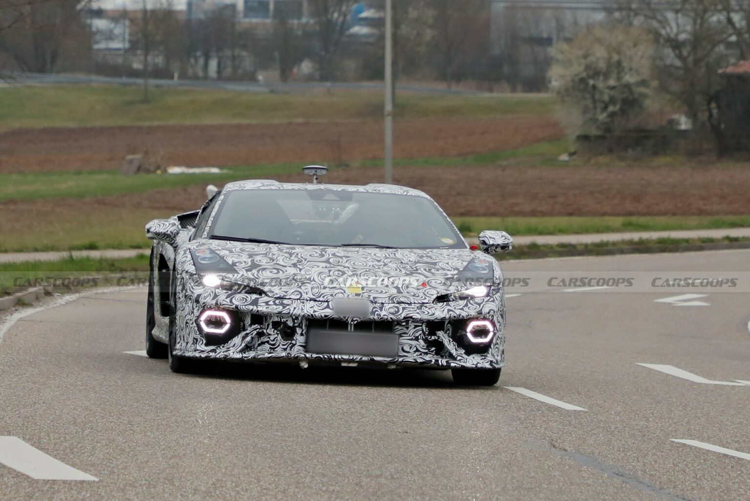 2025 Lamborghini Temerario Drops Camo And Shows Front Passenger Display ...