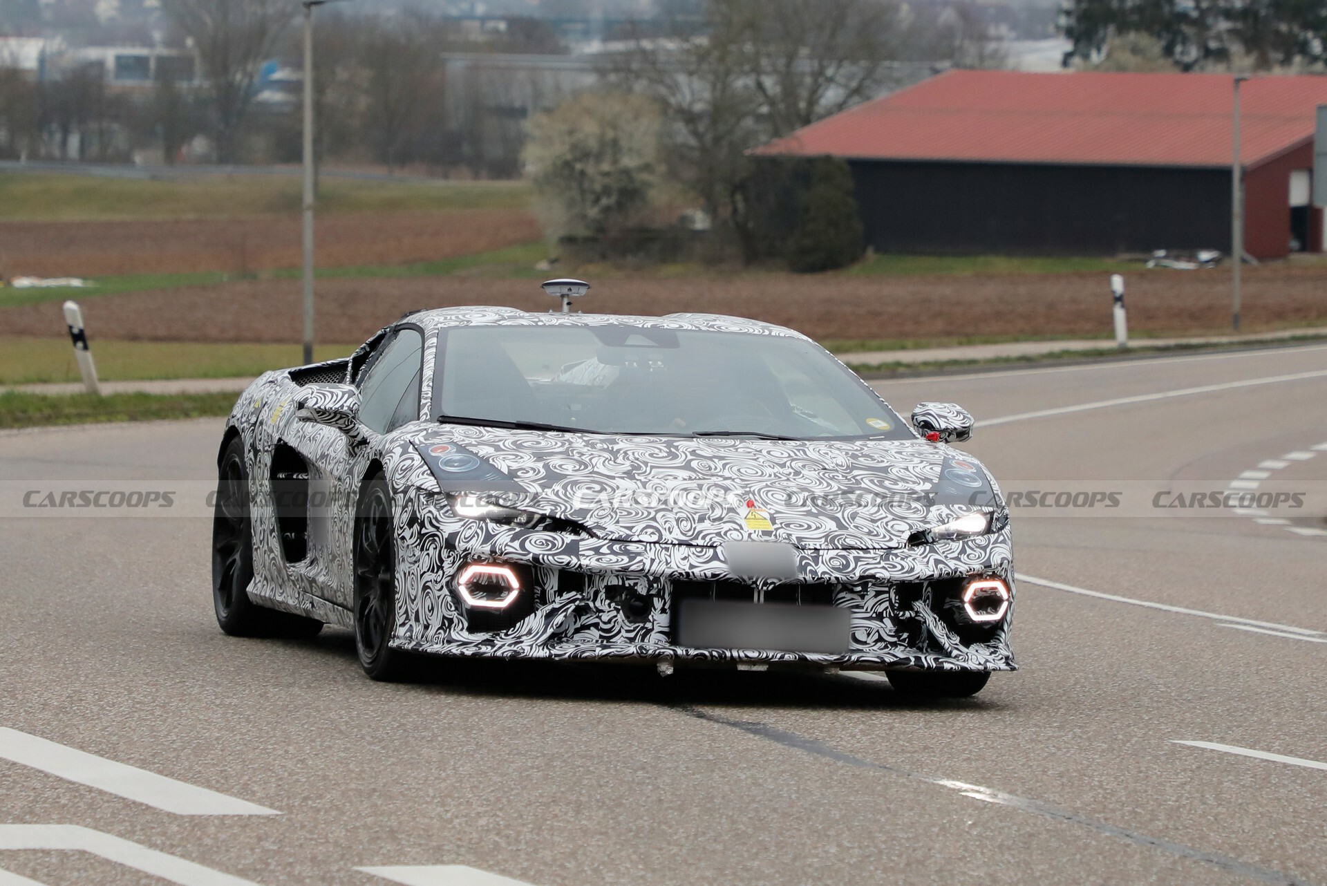 2025 Lamborghini Temerario Drops Camo And Shows Front Passenger Display ...