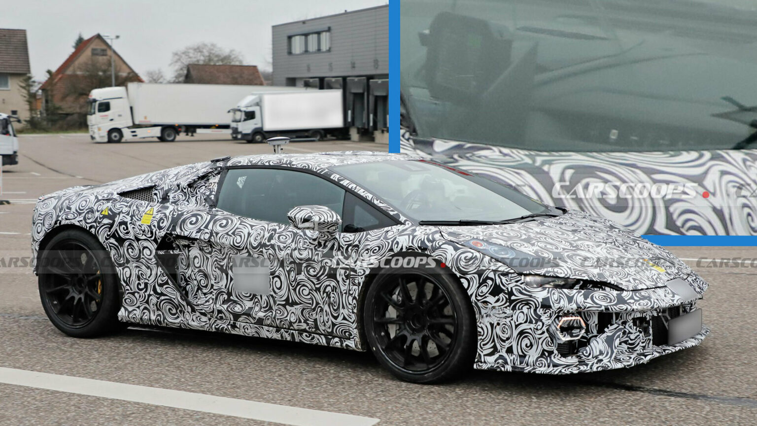 2025 Lamborghini Temerario Drops Camo And Shows Front Passenger Display ...