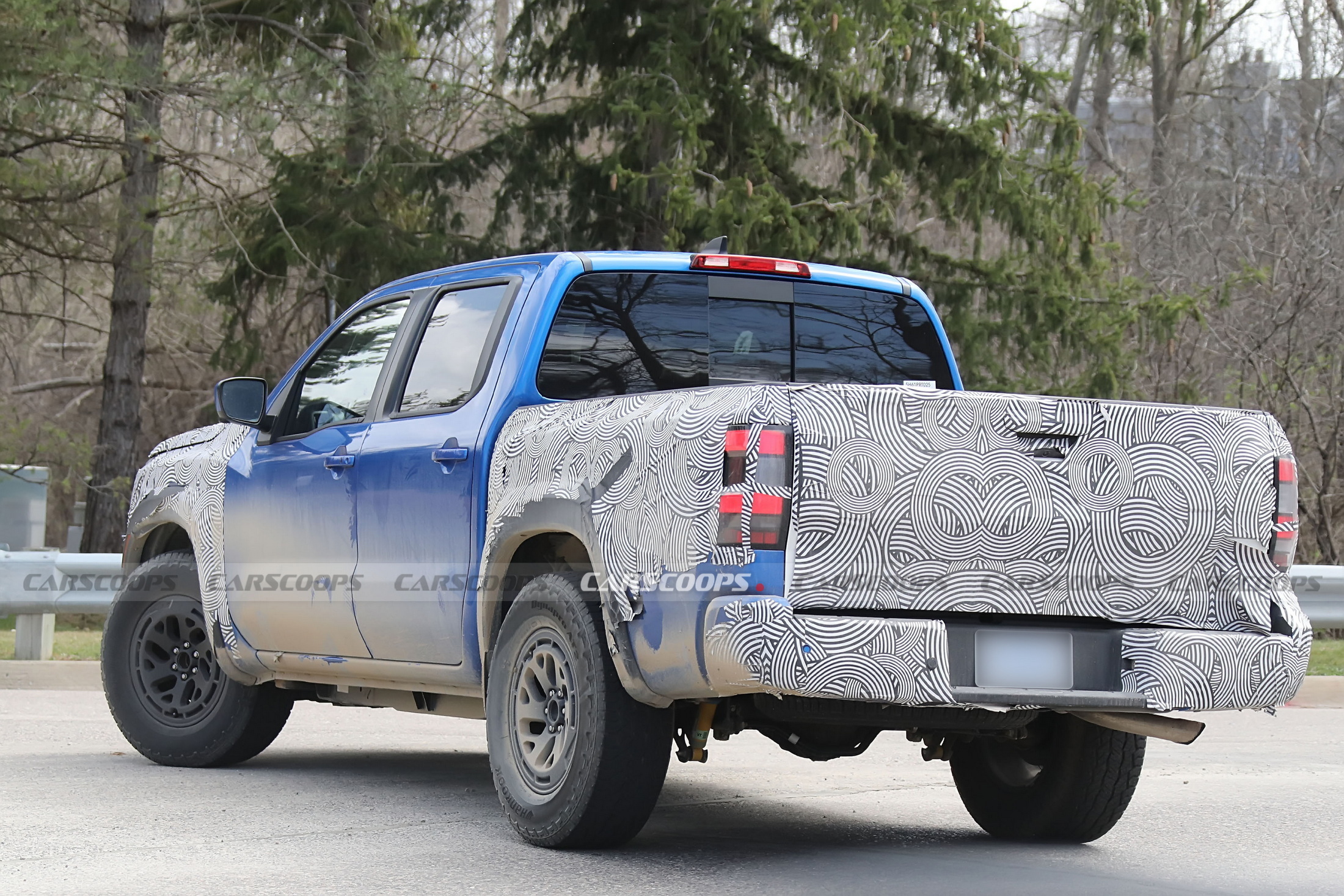 2025 Nissan Frontier Spied Hiding Mild Visual Tweaks | Carscoops