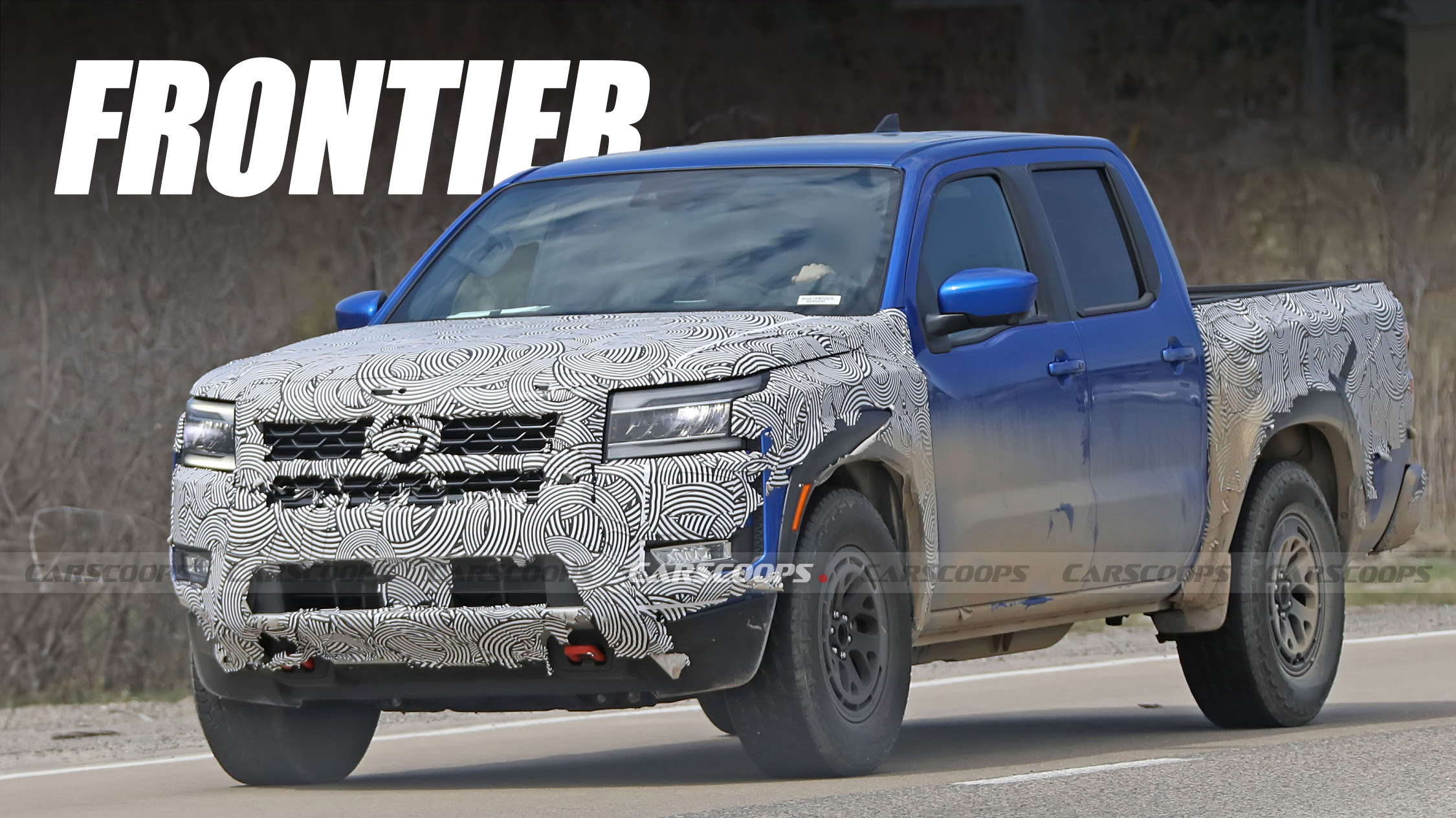 2025 Nissan Frontier Spied Hiding Mild Visual Tweaks | Carscoops