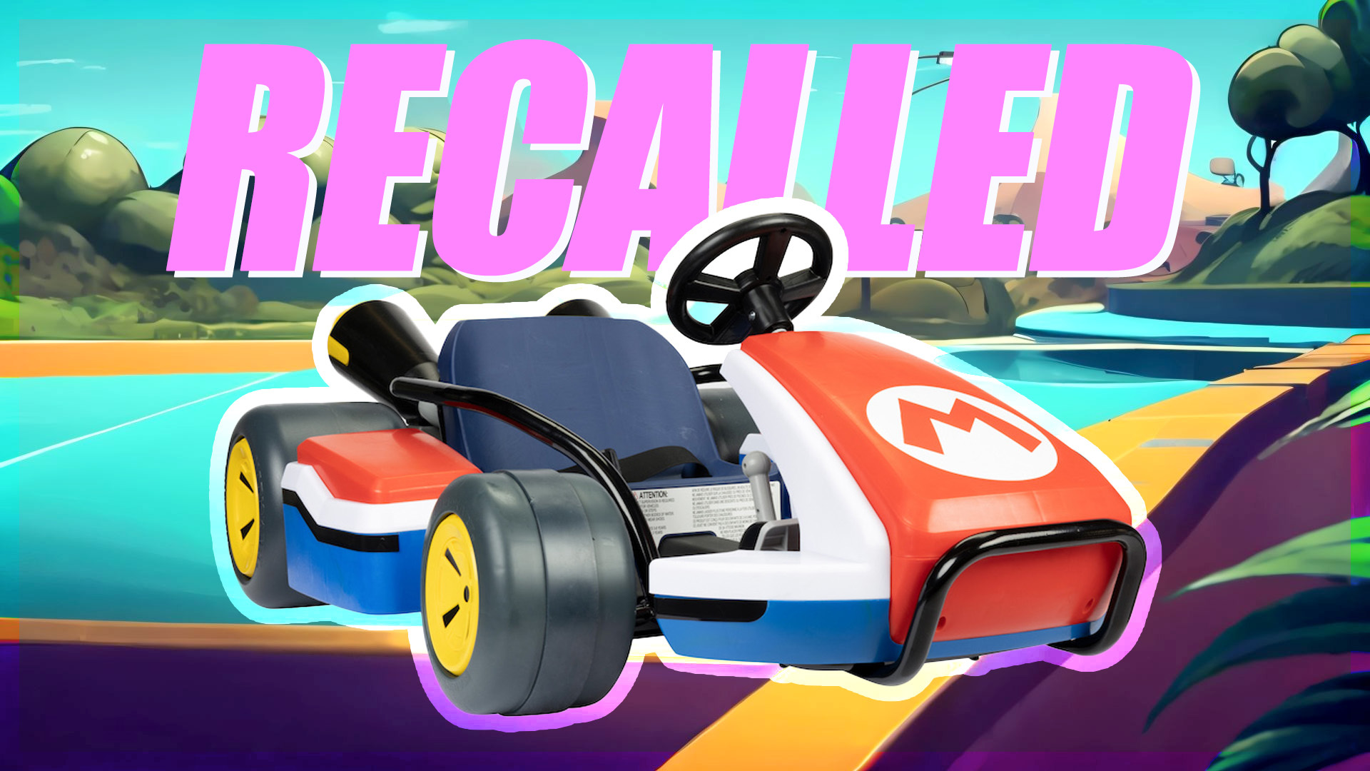 Kids Mario Kart Ride-On Recalled For Sticky Accelerator Linked To 15 ...