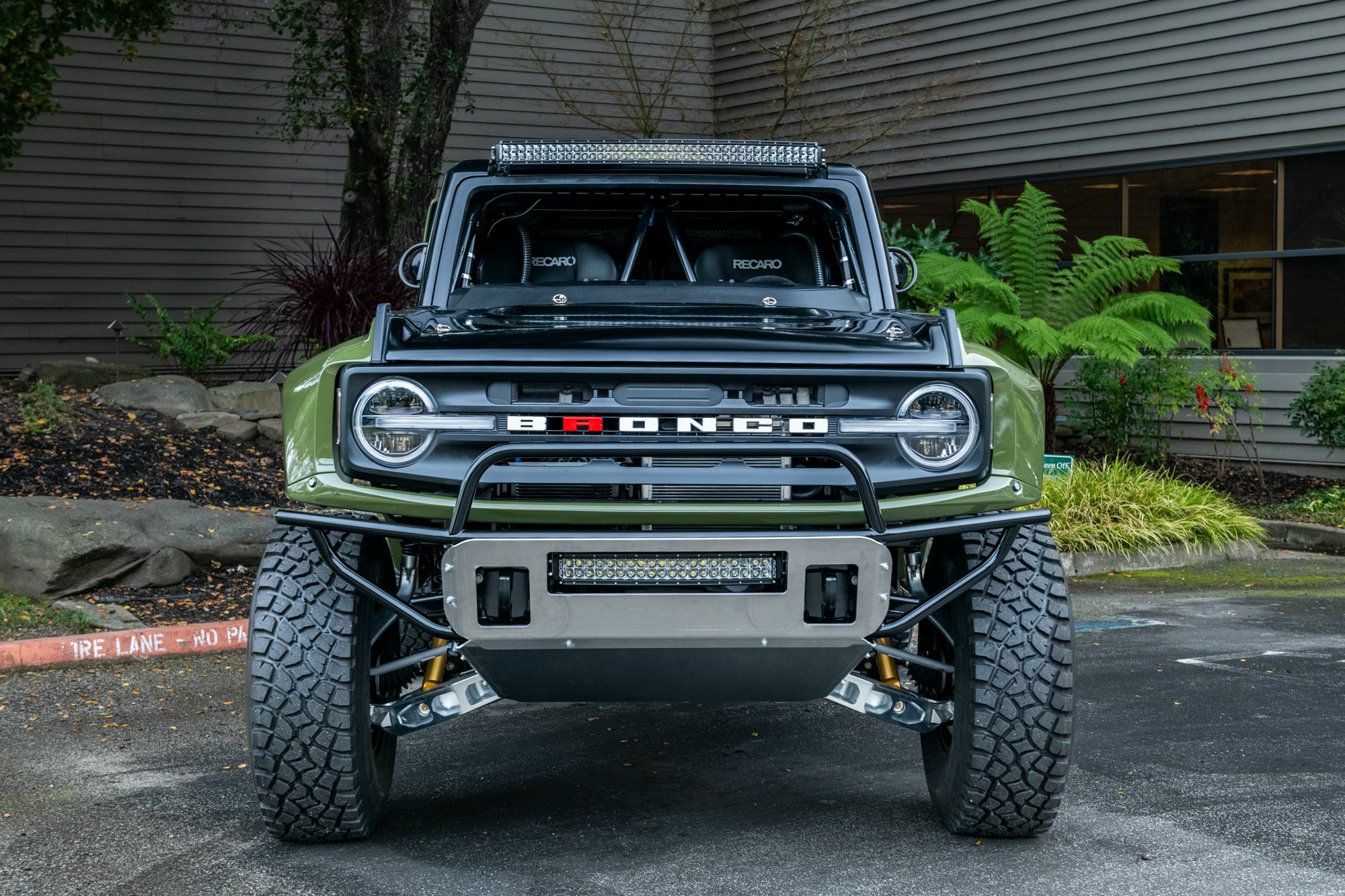 Would You Blow Supercar Cash On A Ford Bronco DR In Porsche NATO Green ...
